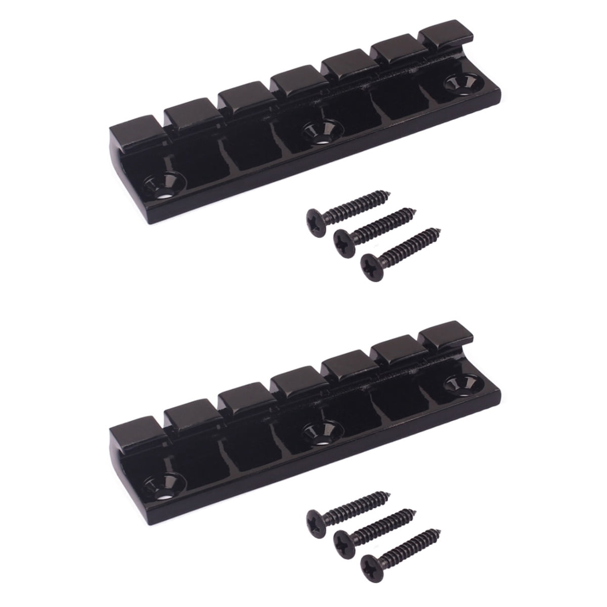 12 Strings Fixed Saddle Bridge Non-tremolo Hardtail Bridge for Electric ...