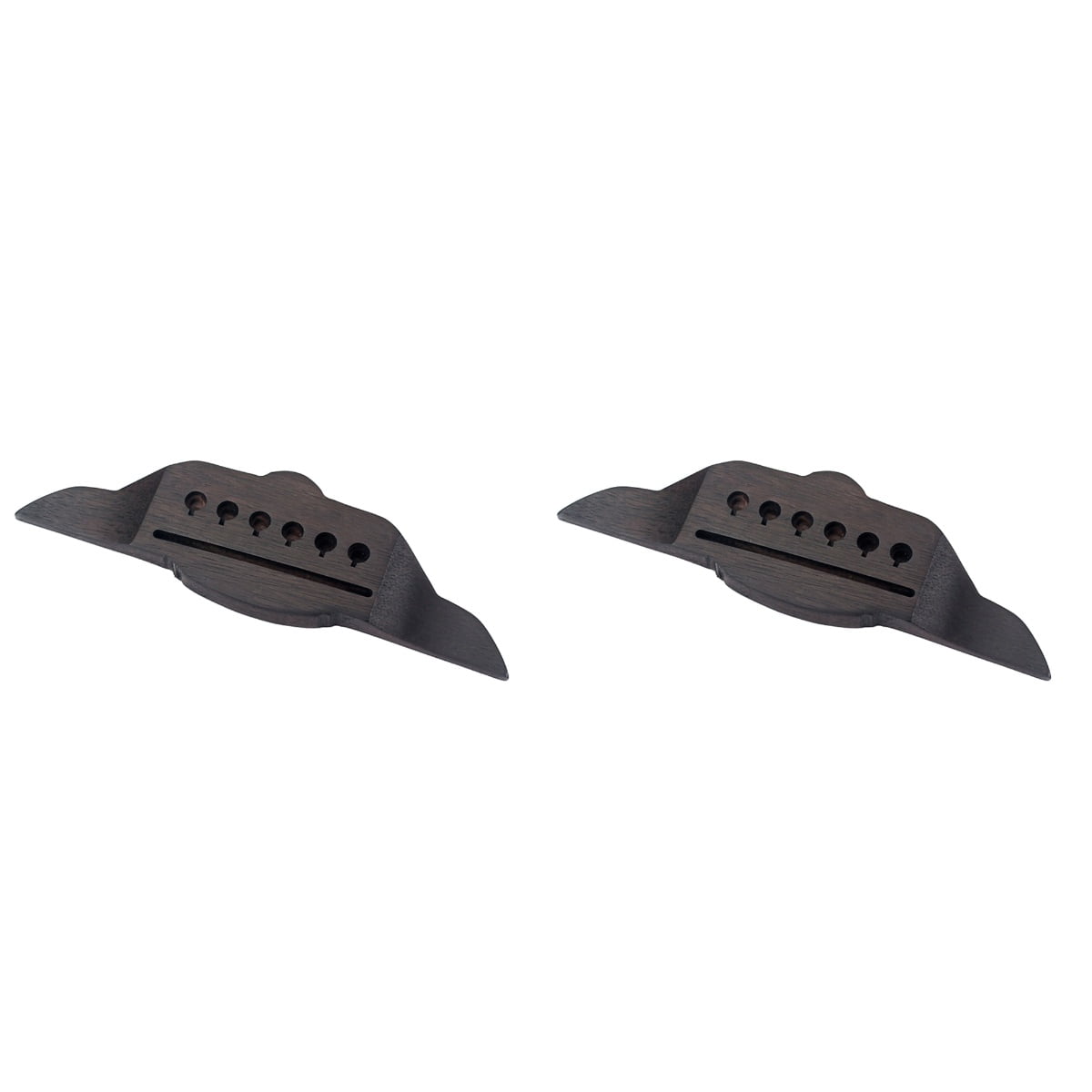 12 Strings Guitar Bridge Acoustic Replacement Rosewood Bamboo - Walmart.com