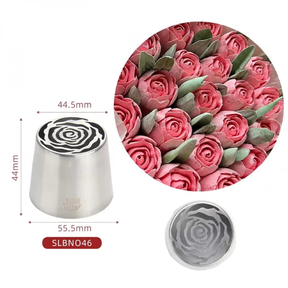 12 Style New Stainless Steel Nozzles Cake Decoration Rose Cake Nozzle ...