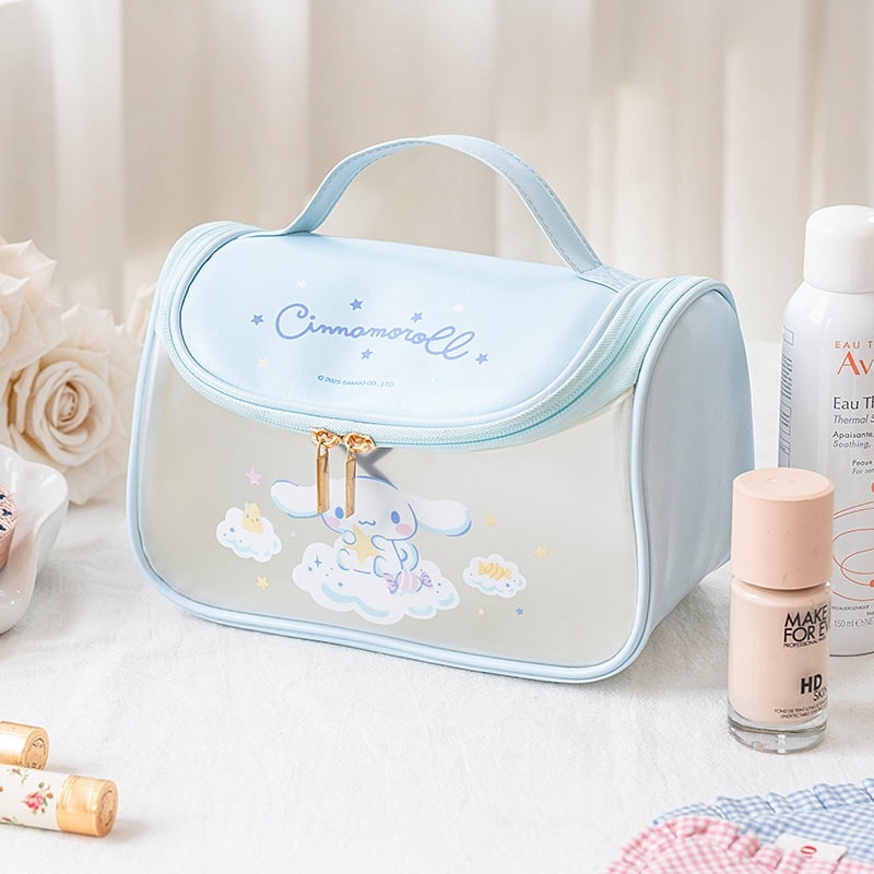 12 Styles Cute Character Clear Cosmetic Bags, Waterproof Portable ...