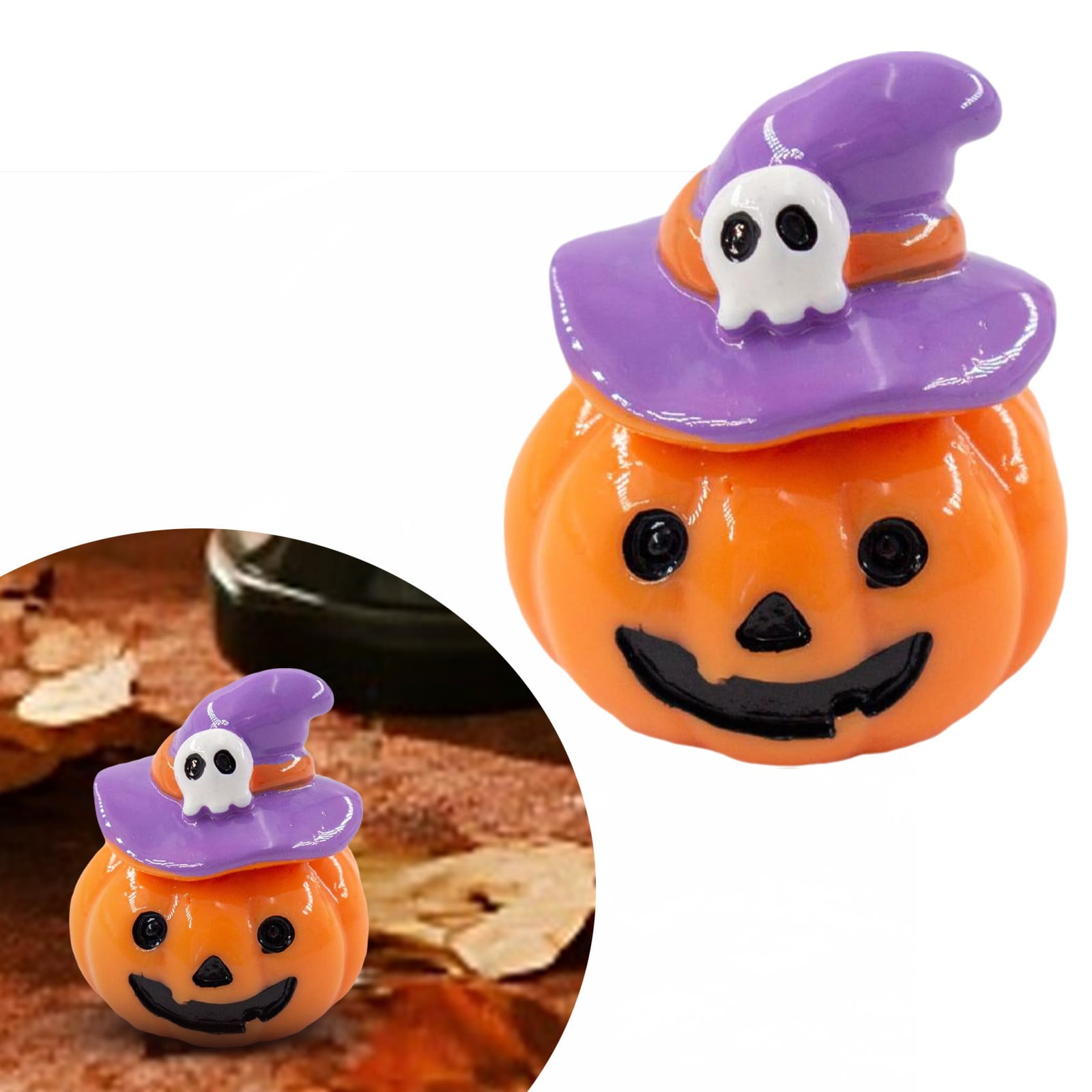 12 Styles Halloween Theme Resin Cabochons,Pumpkin Skeleton Ghost Cross ...