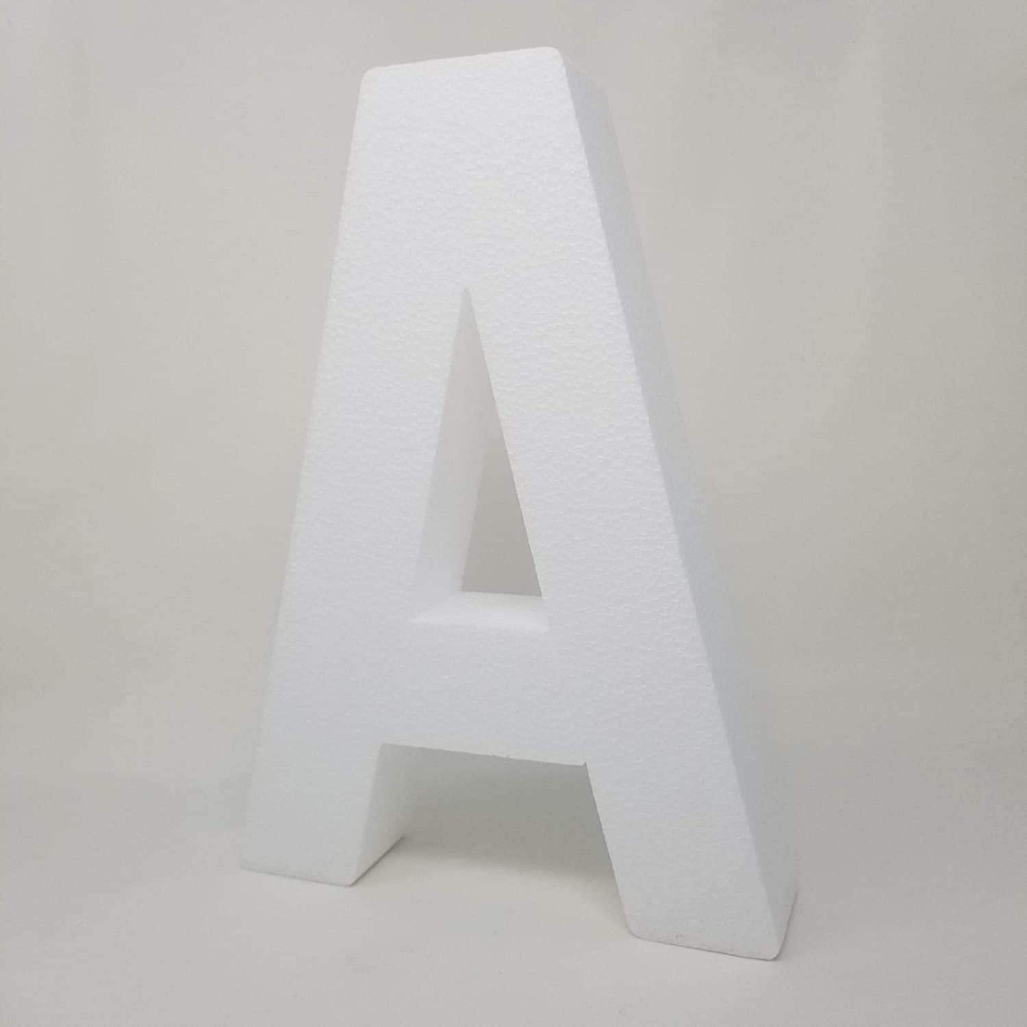 12" Styrofoam Free Standing Letters A-Z & Symbols - Letter S - Walmart.com
