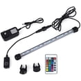 12 in Submersible LED Aquarium Light, 2W Color Changing Fish Tank Light ...