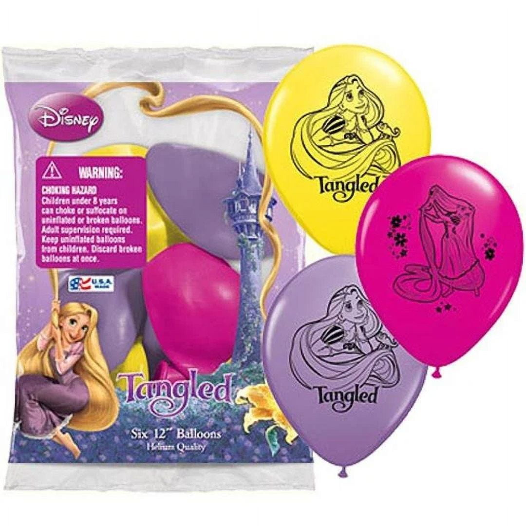 12" TANGLED Latex Birthday Balloon • Party Supplies Decorations Balloon ...