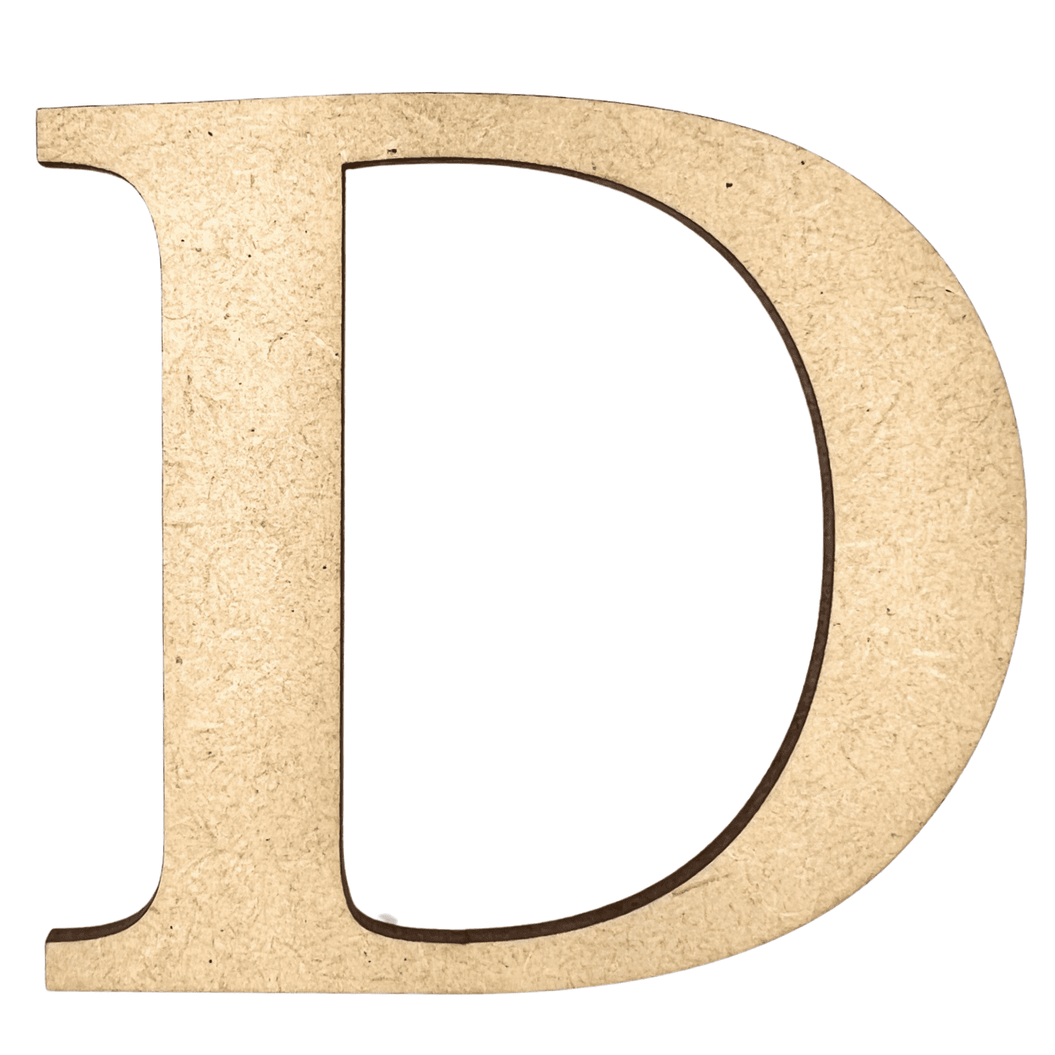 12" Tall MDF Letter D | 1/8" Thick | Krafty Supply Letters | Times ...