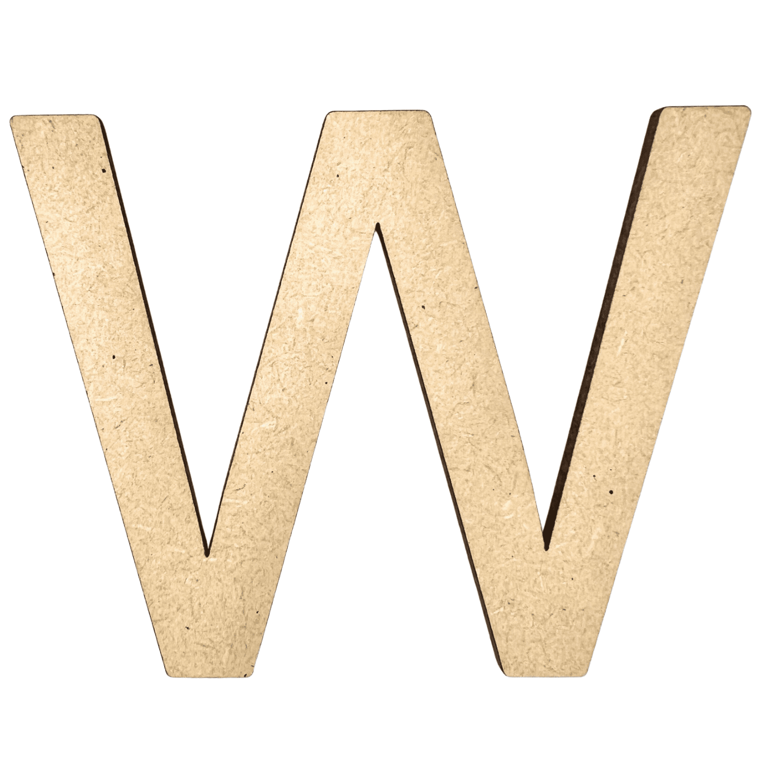 12" Tall MDF Letter W | 1/4" Thick | Krafty Supply Letters | Arial ...