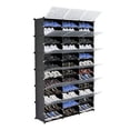 12 Tier Portable Shoe Rack Organizer, 72 Pair Covered Shoe Storage ...