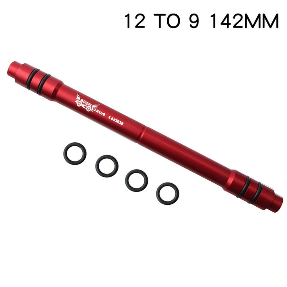 12 To 9MM Mtb Bike Front Wheel Hub Thru Axle Aluminum Alloy Quick ...