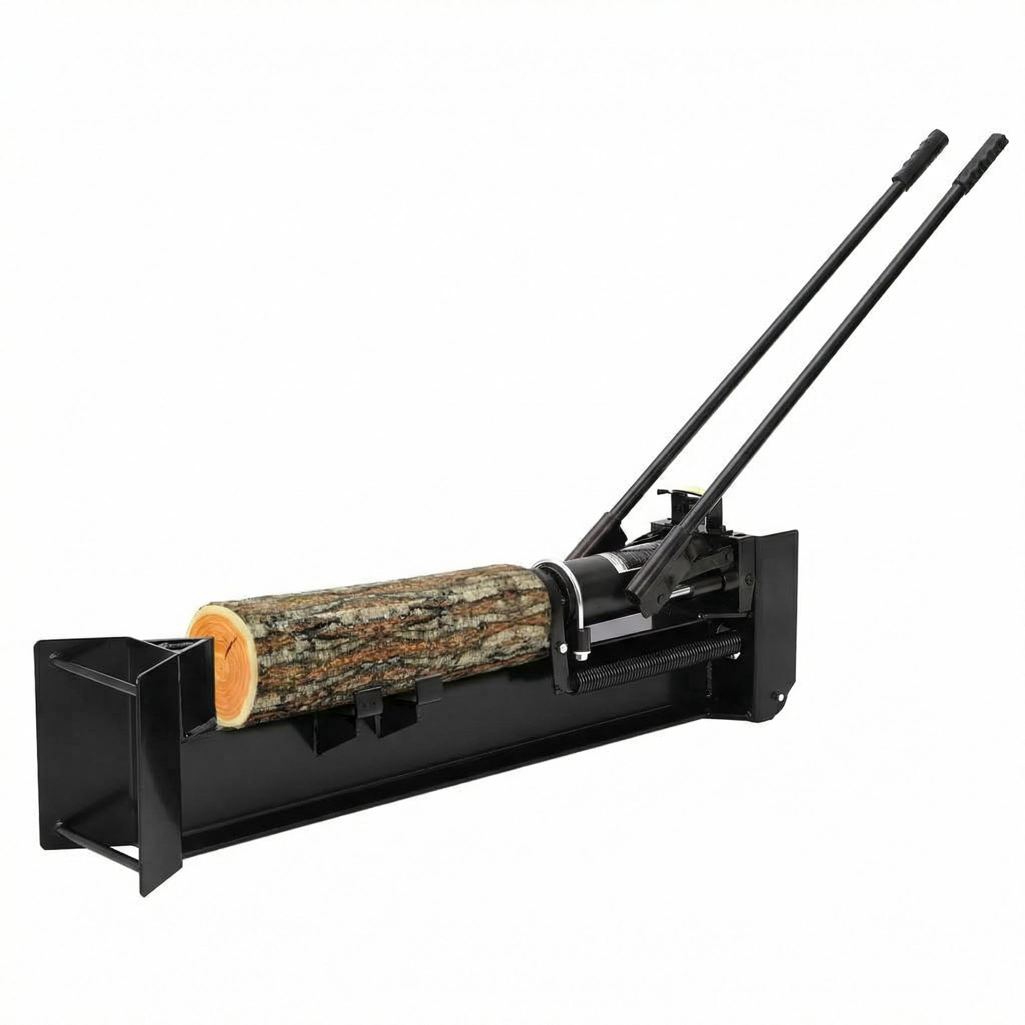 12 Ton Hydraulic Log Splitter, Manual Wood Splitter with Horizontal ...