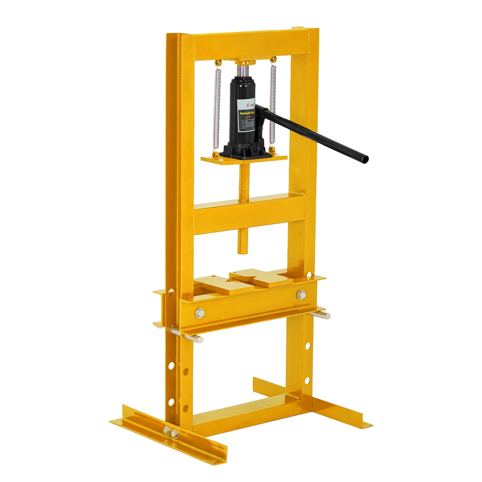 12 Ton Hydraulic Shop Press, H-Frame Garage Press with Adjustable Work ...