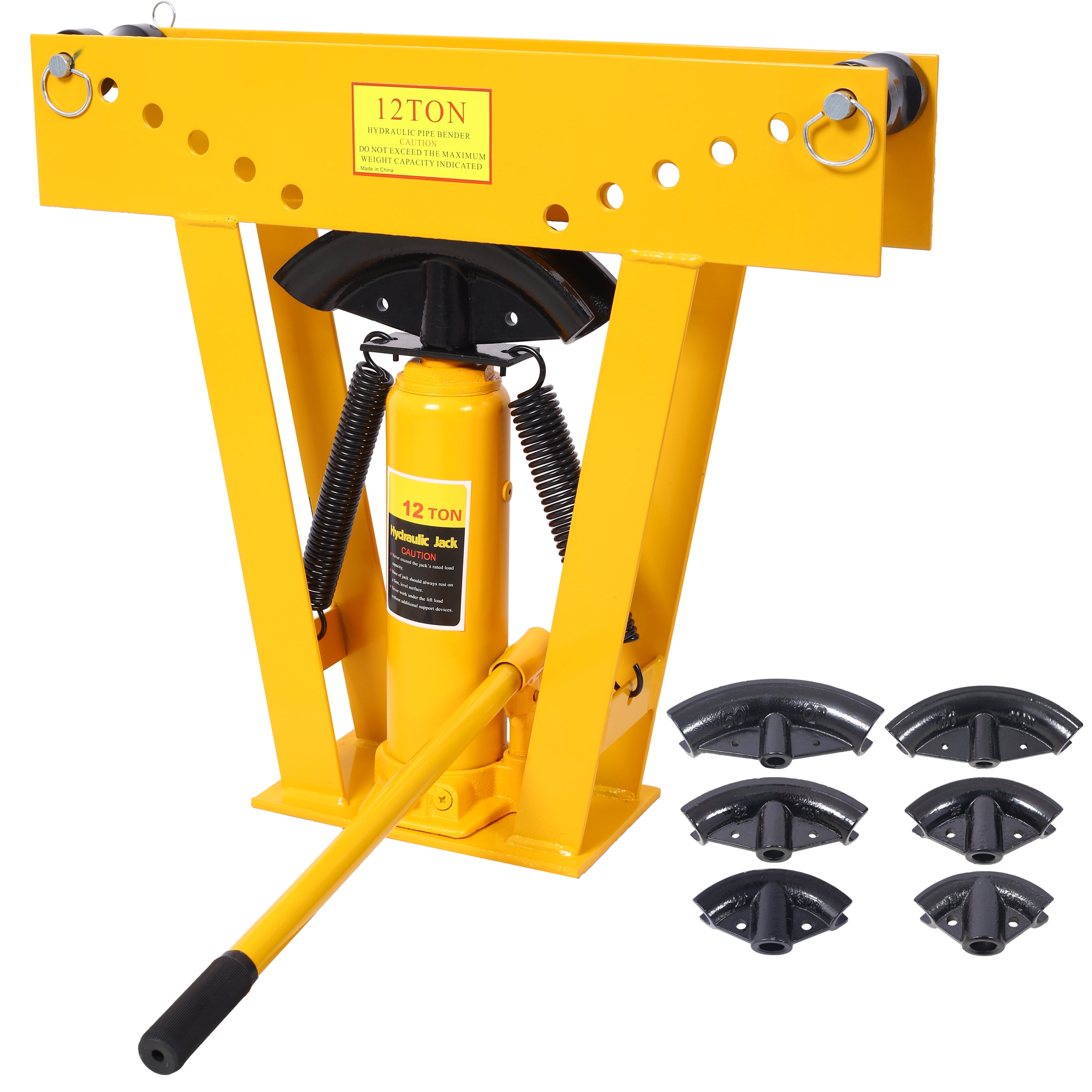 12 Ton Pipe Bender Manual Hydraulic Piping Bending Exhaust Tube Fabric ...