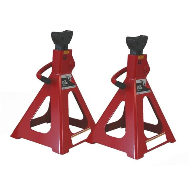 12 Ton Ratcheting Jack Stand Set - Walmart.com