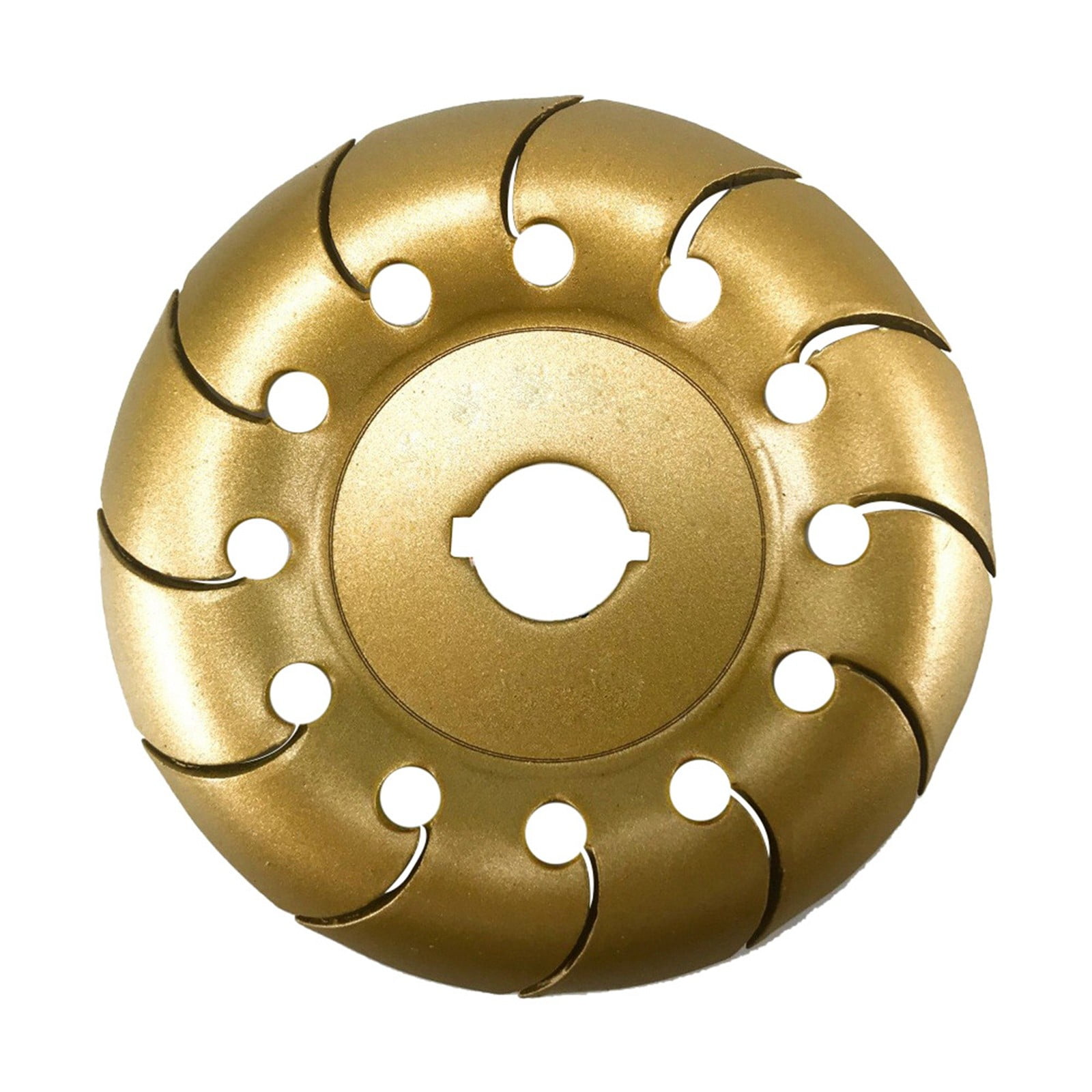 12-Tooth Angle Grinder Wood Carving Disc – 16-Hole Stainless Steel Tool ...
