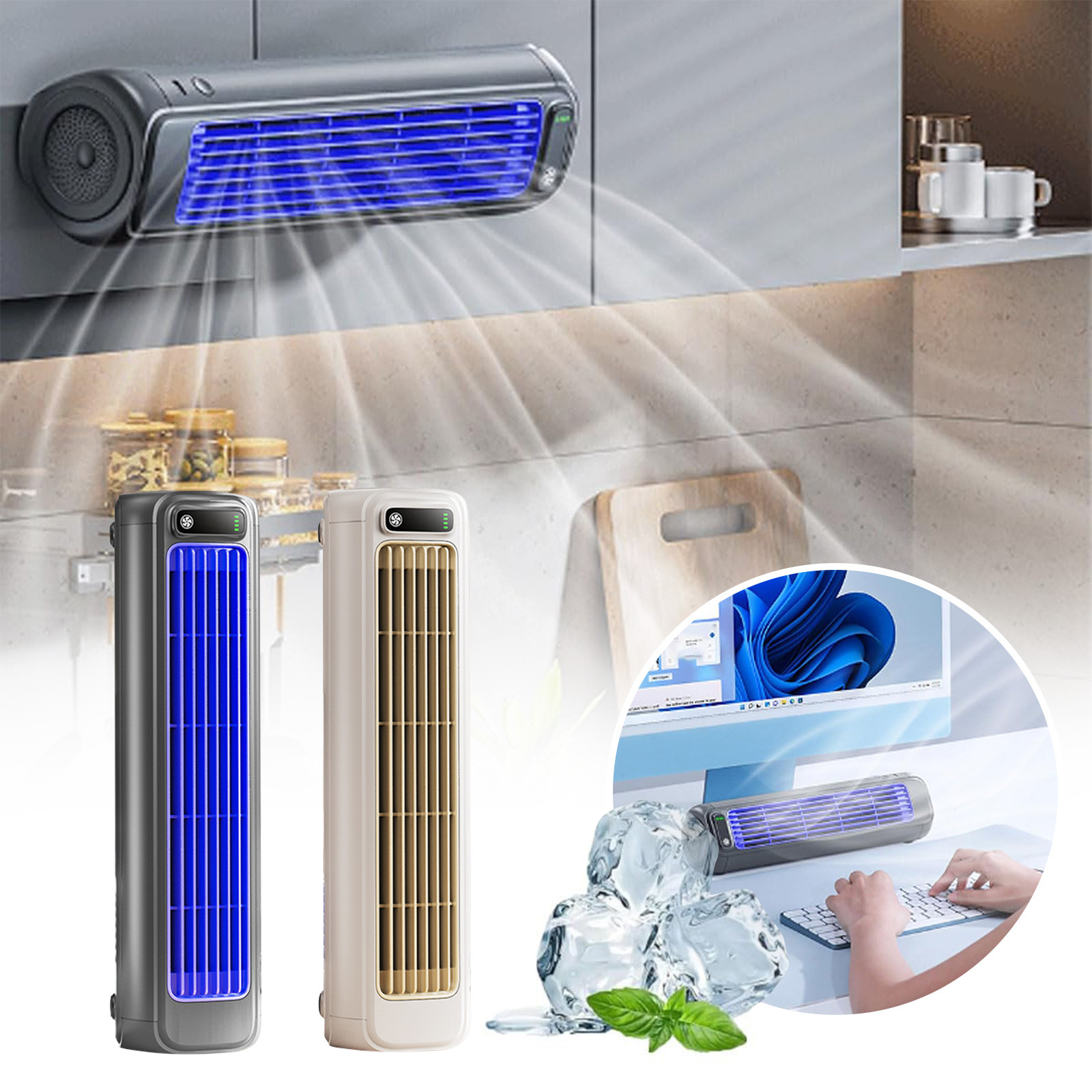 12" Tower Fan for Bedroom,Quiet Floor Fan with Remote, 3 Mode, 1-8H ...