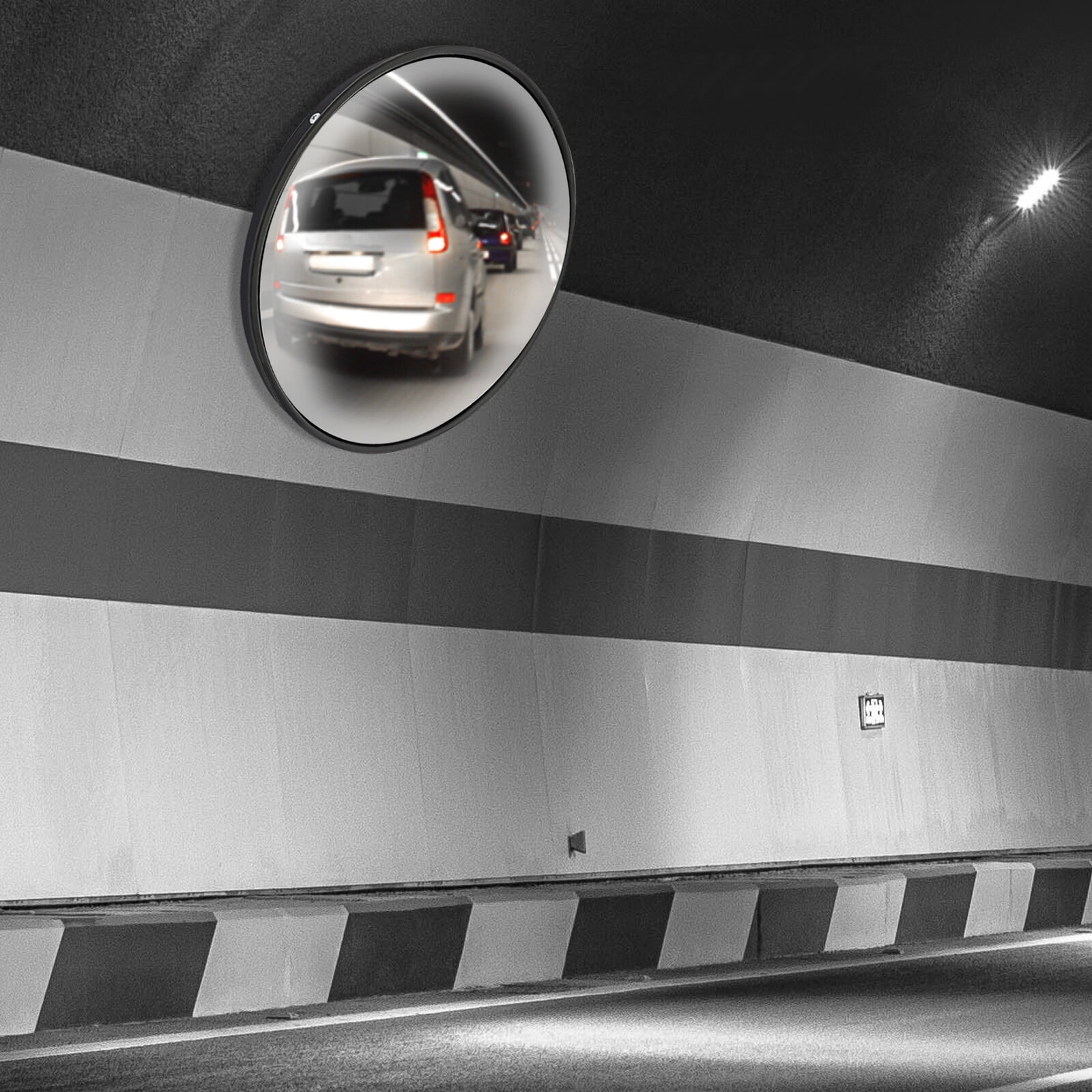 12" Traffic Convex Mirror Wide Angle Safety Store Corner Blind Spot ...