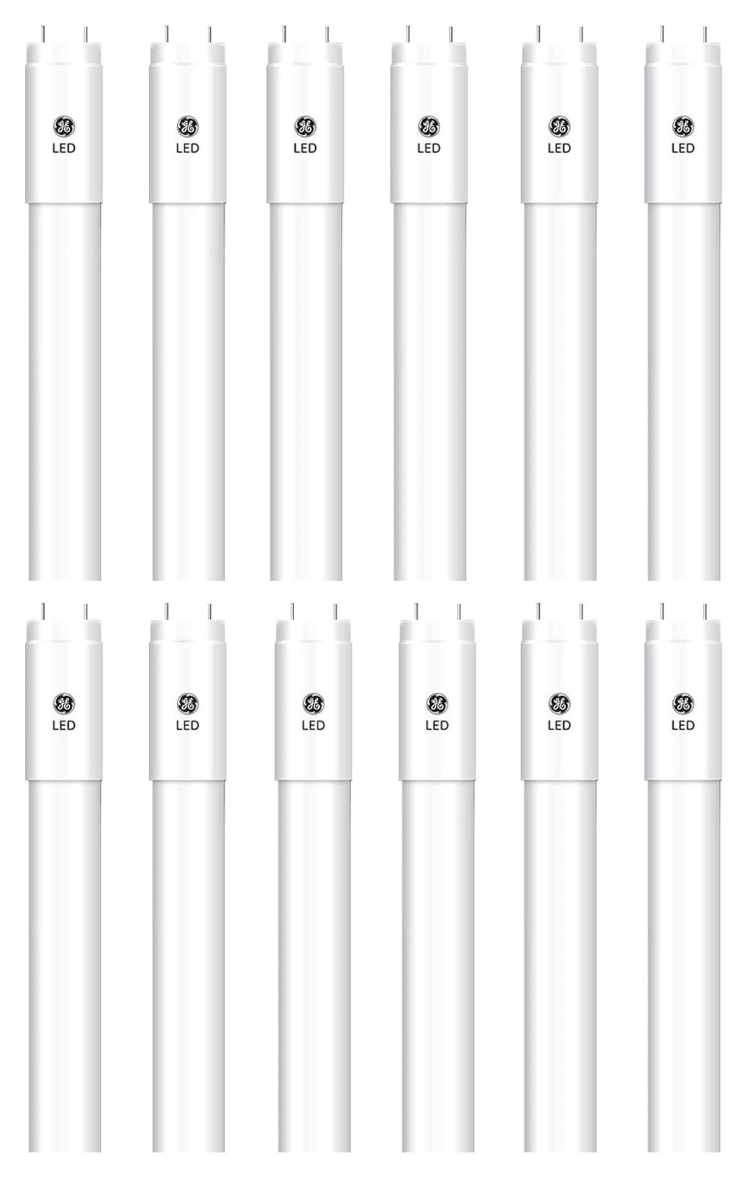 (12 Tubes) LED Tube T8, inch, 3000K Warm White, 15 watts, 1800 lumens ...