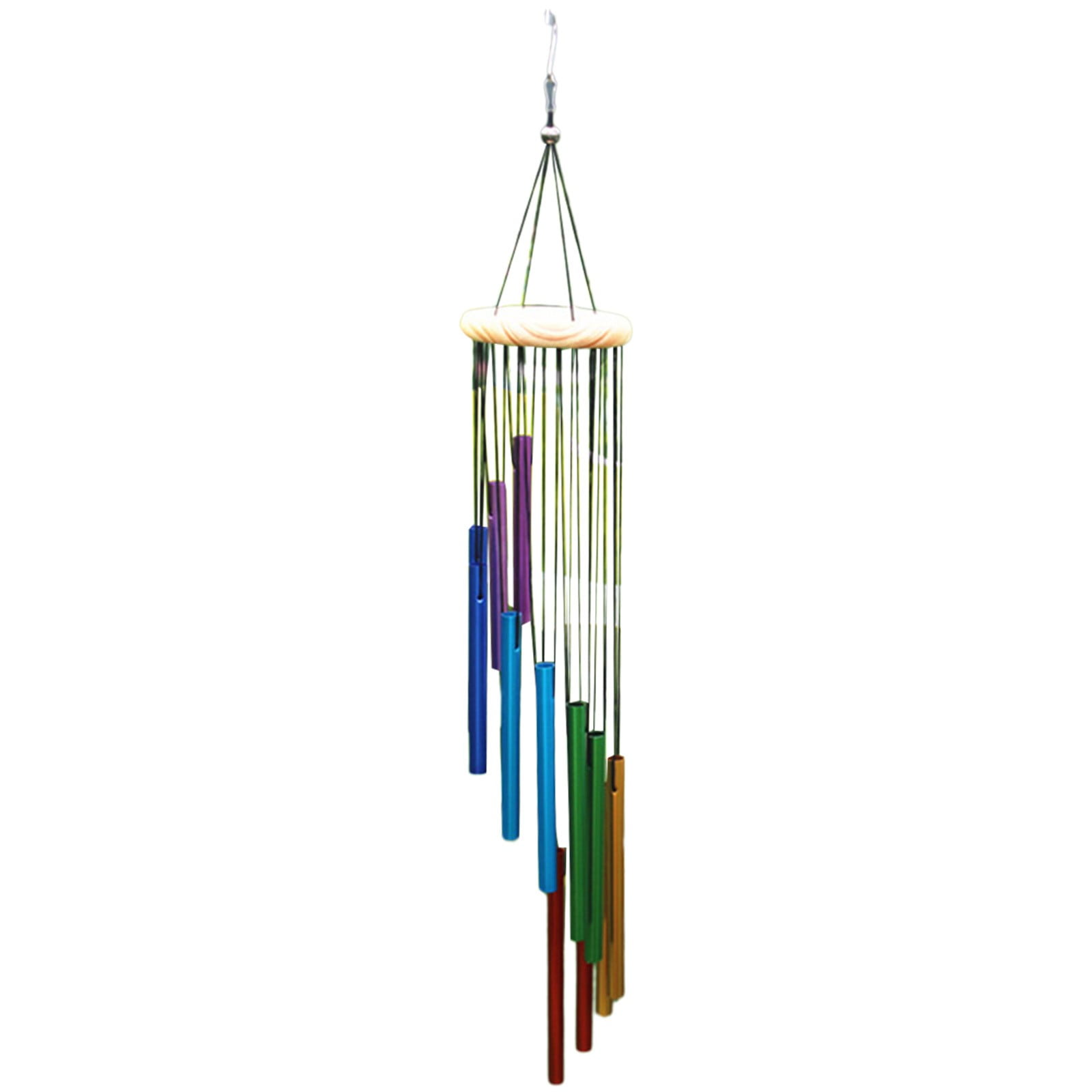 12 Tubes Wind Chimes Aluminum Tube+Pine Metal Pipe Wind Chimes Bells ...