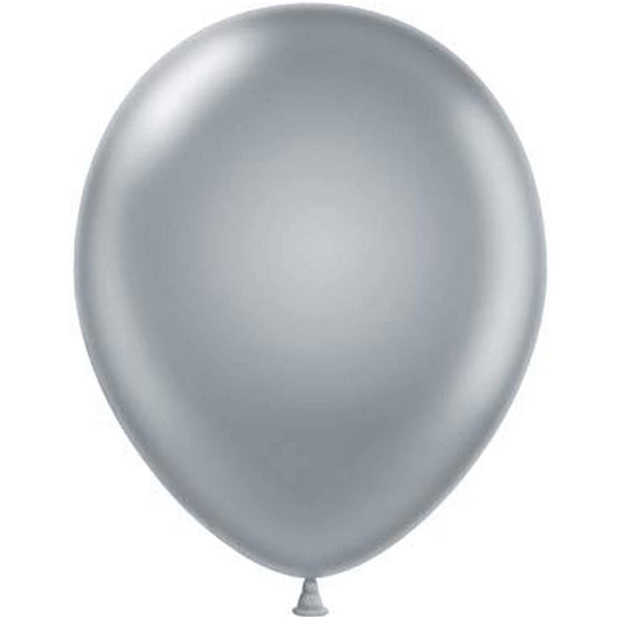 12 Tuftex Silver Balloons 17" Made In USA - Walmart.com