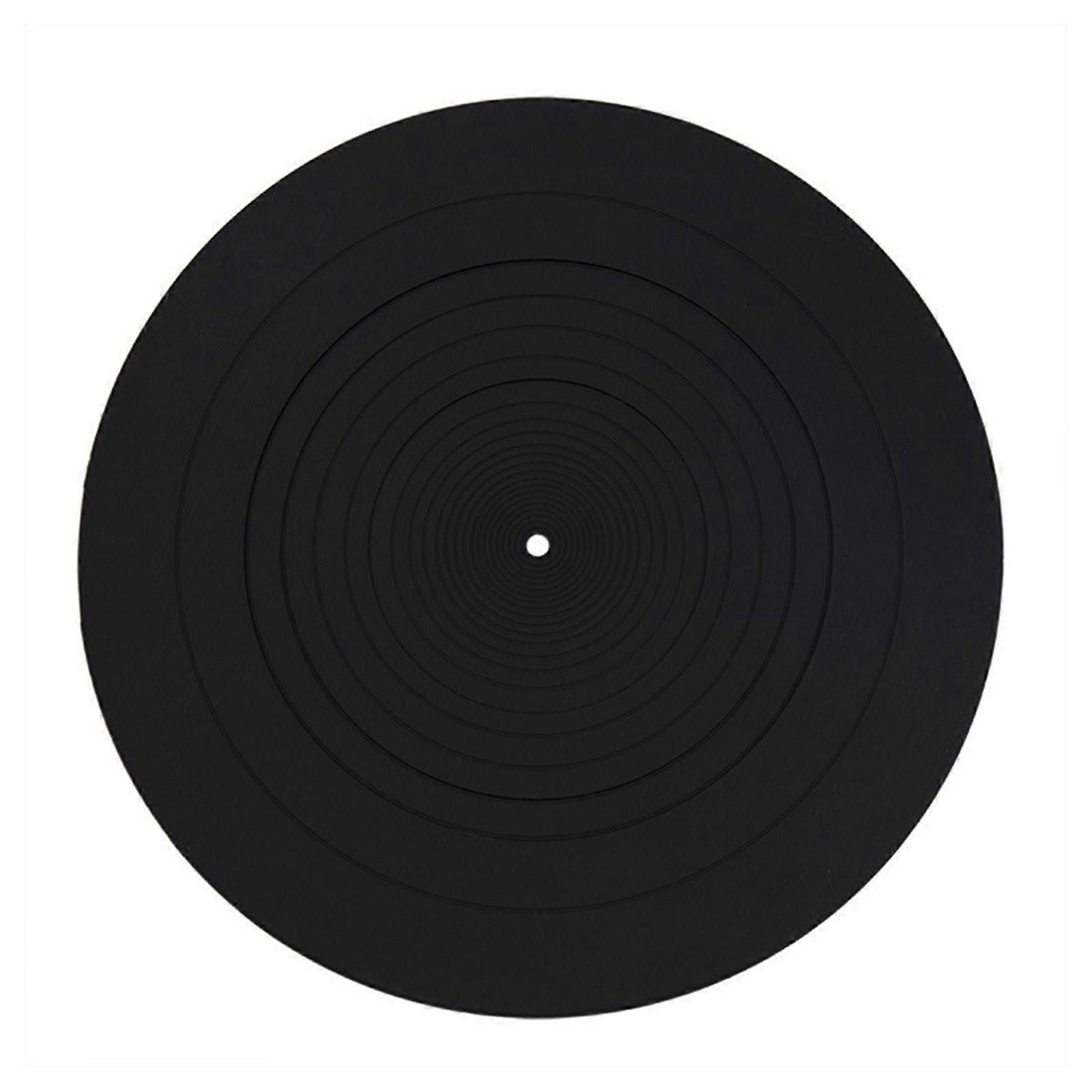 12" Turntable Platter Mat Rubber Silicone Pad for All LP Vinyl Record ...