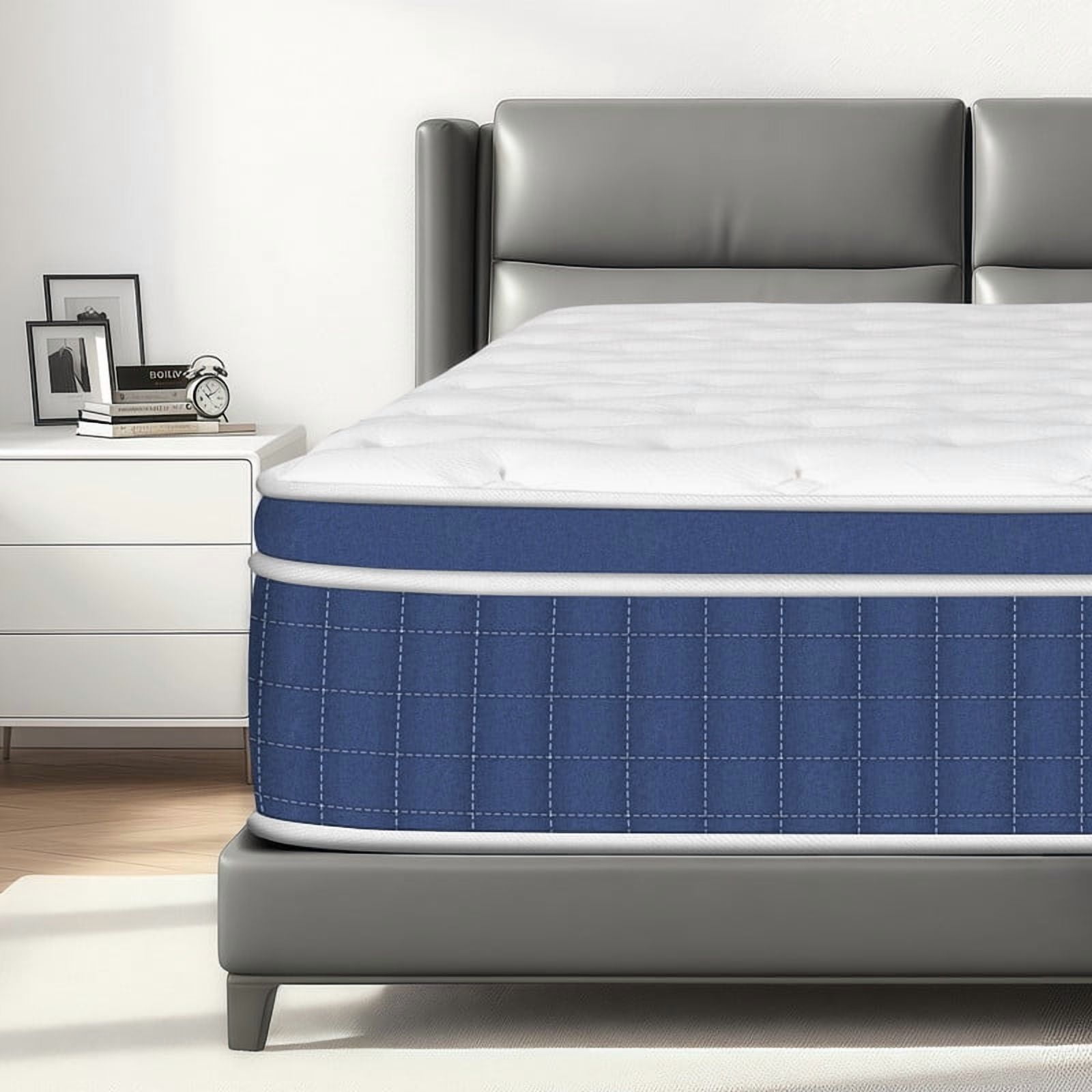 12" Twin Hybrid Mattress in a Box, Memory Foam and Pocket Springs ...