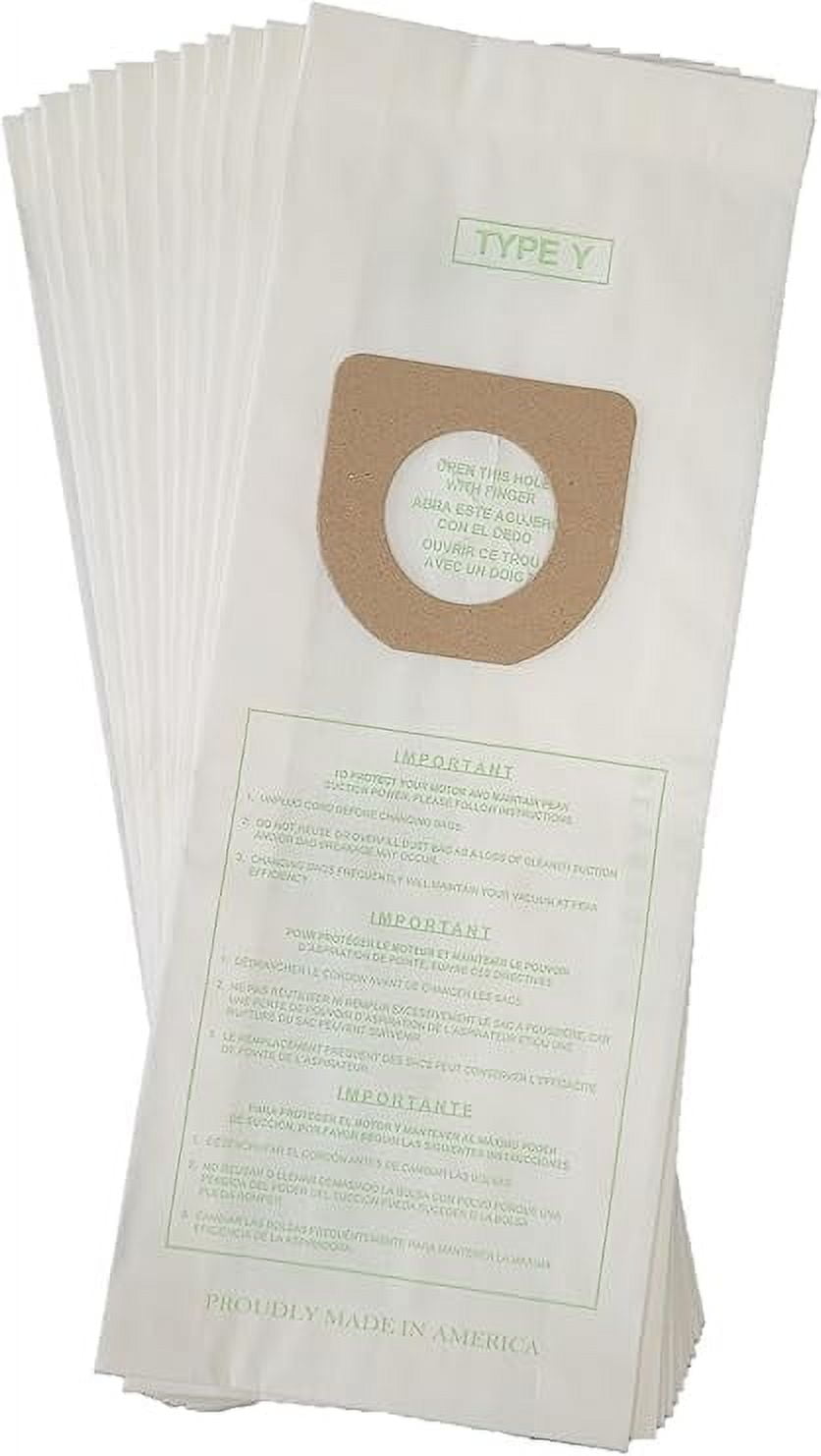 12 Type Y Paper Bags For Hoover Windtunnel, Tempo, Power Drive ...