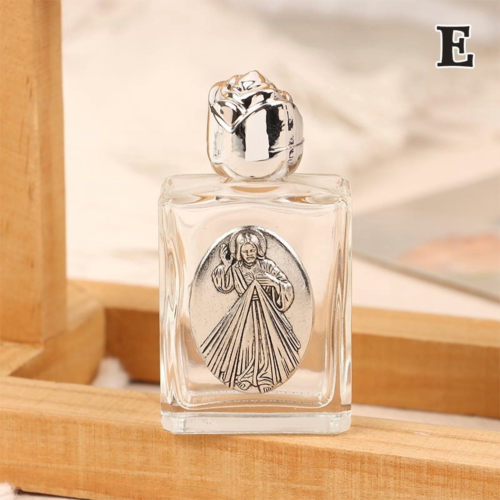 12 Types Of Glass Holy Water Jesus Bottle Religious Cross Bottle ...