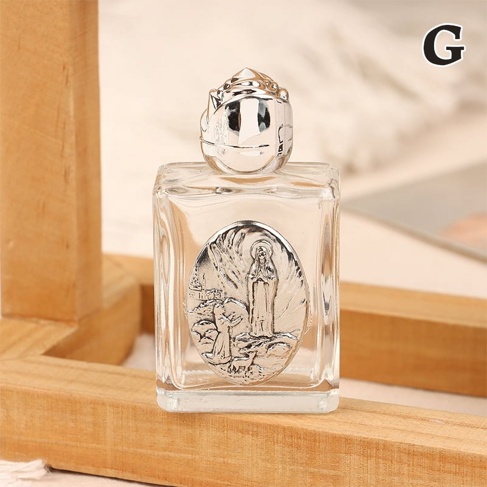 12 Types Of Glass Holy Water Jesus Bottle Religious Cross Bottle ...