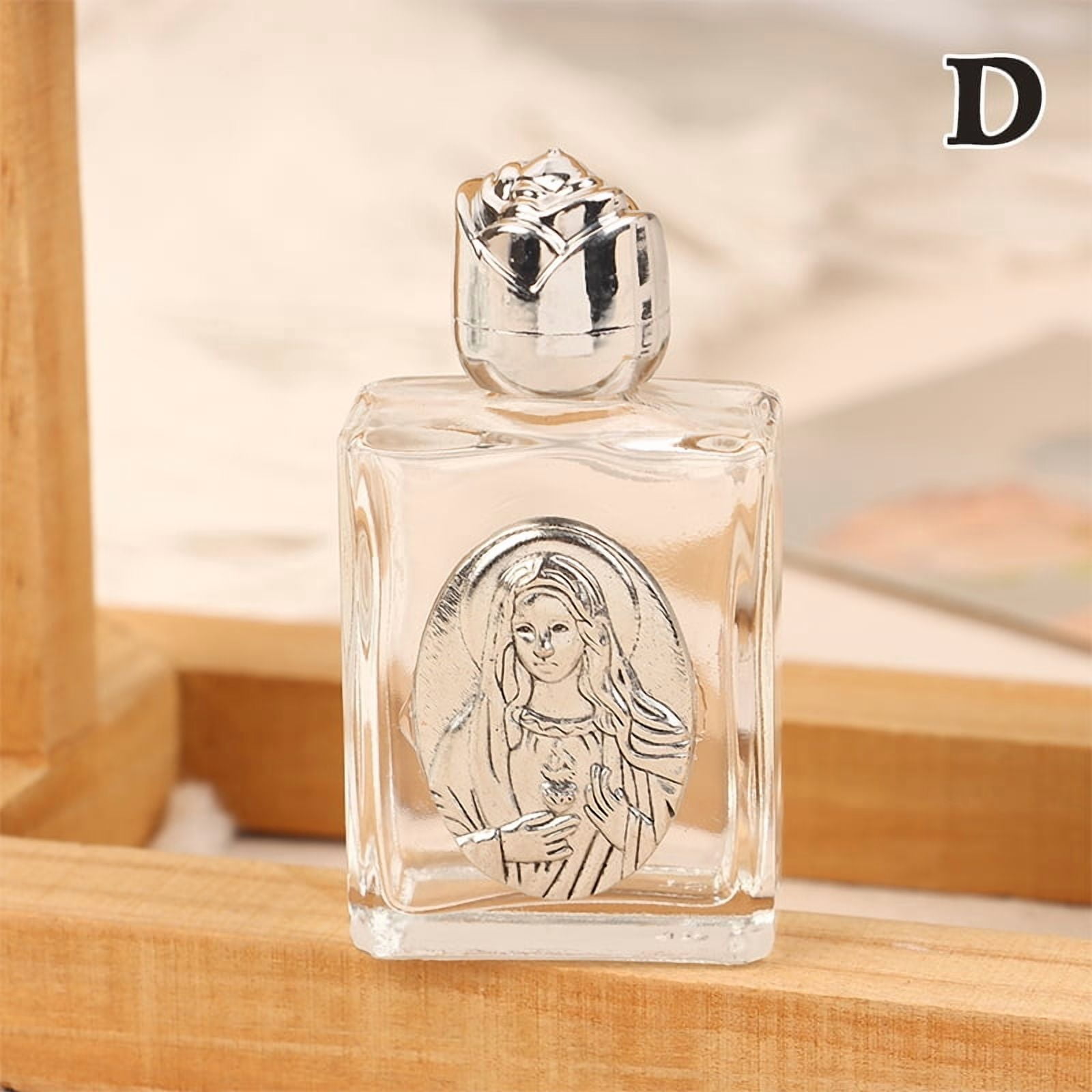 12 Types Of Glass Holy Water Jesus Bottle Religious Cross Bottle ...