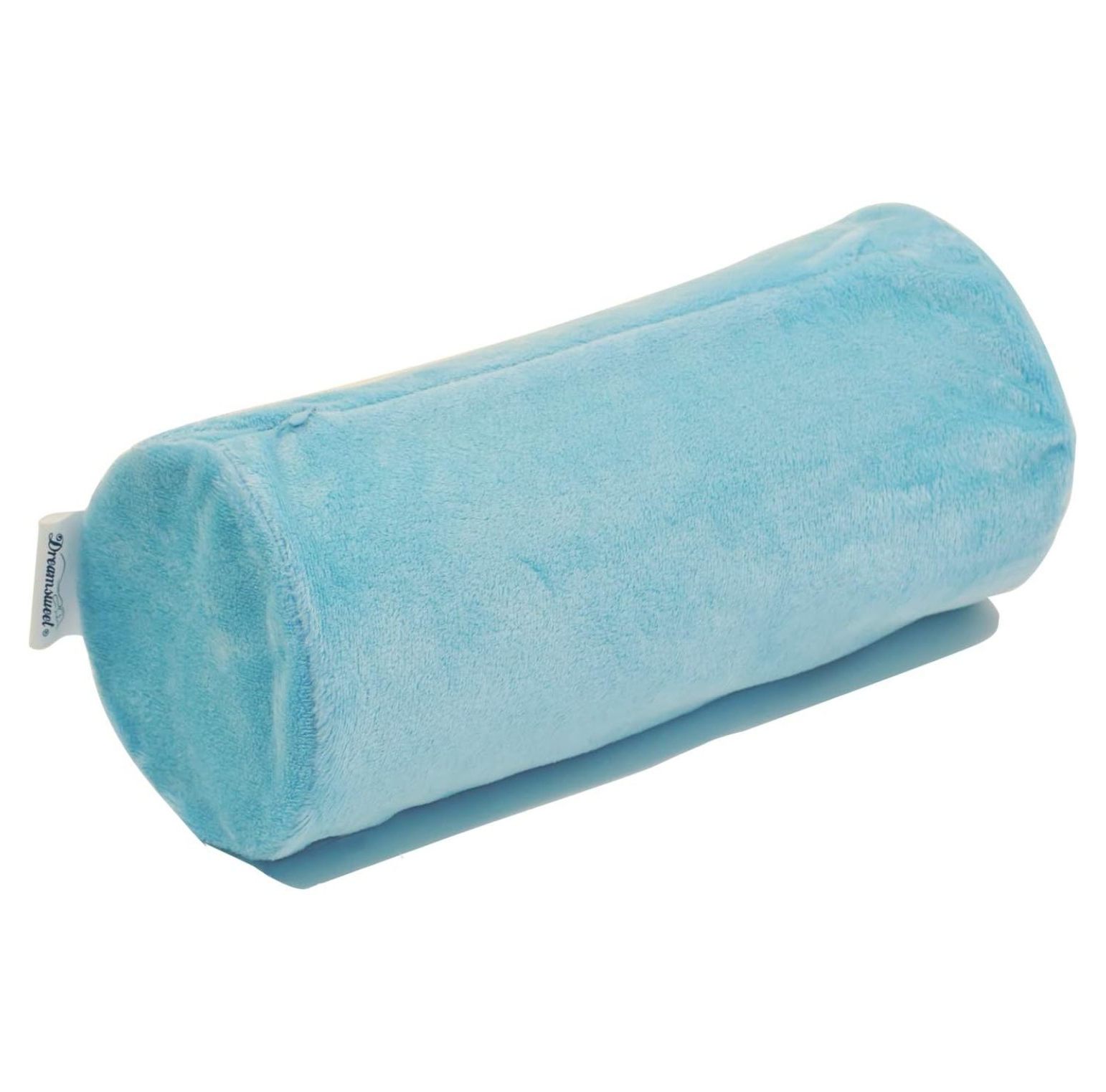 12" US Made Memory Foam Petite Bolster Roll Round Pillow w/Removable ...