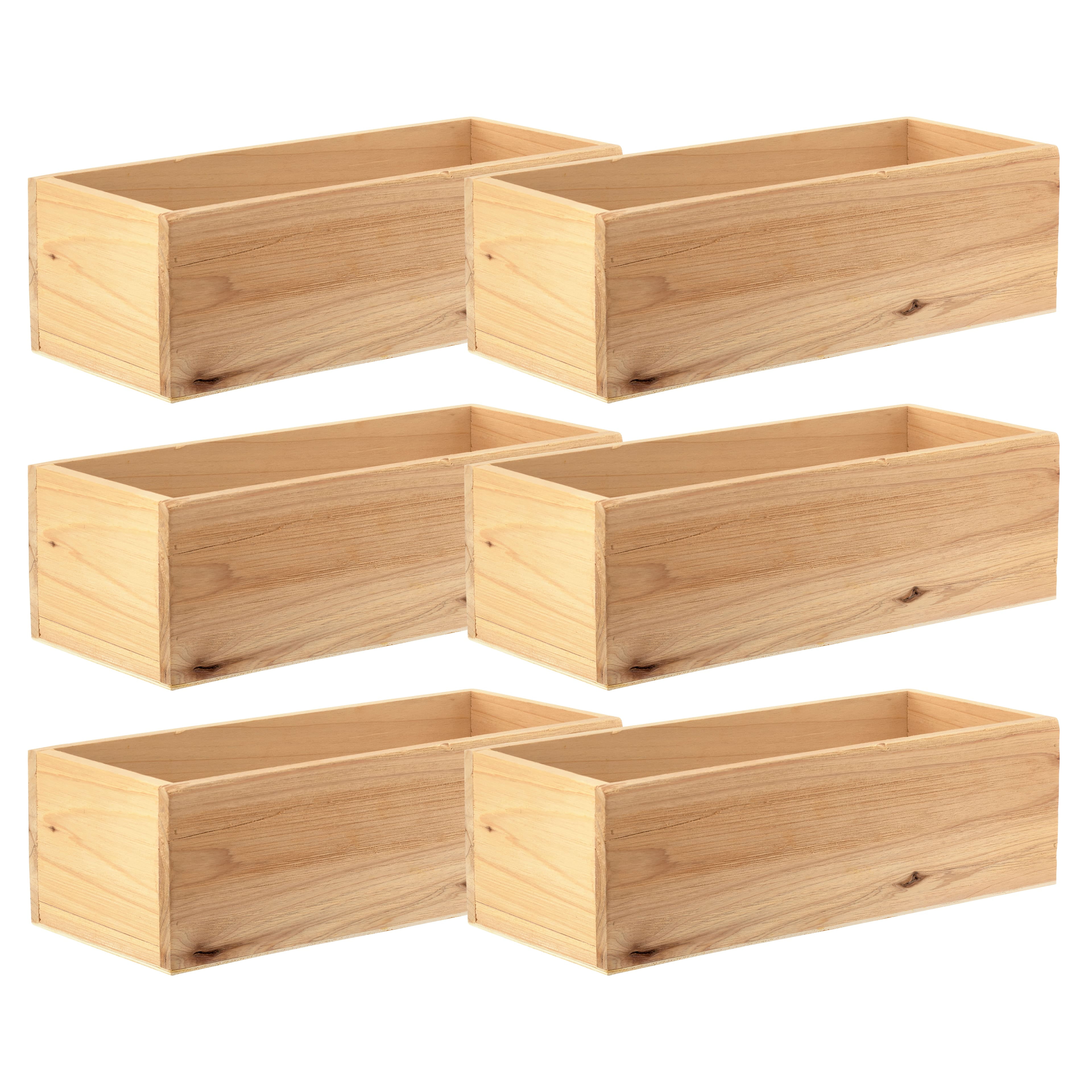 Free Shipping! 12” Unfinished Wooden Box by Make Market - Ready-To ...