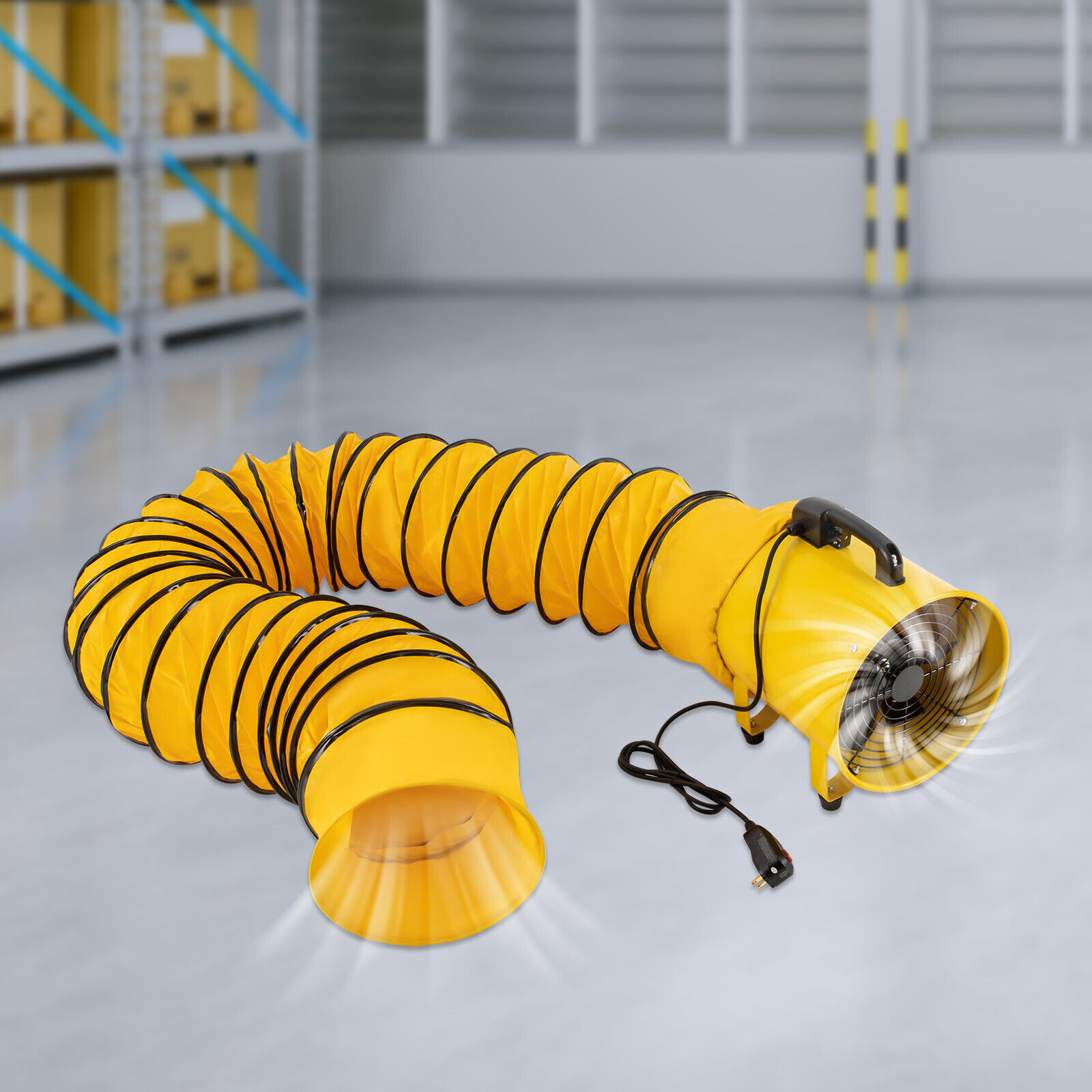 12" Utility Blower Fan Ventilator Fume Extractor Ventilation Fan 520W ...