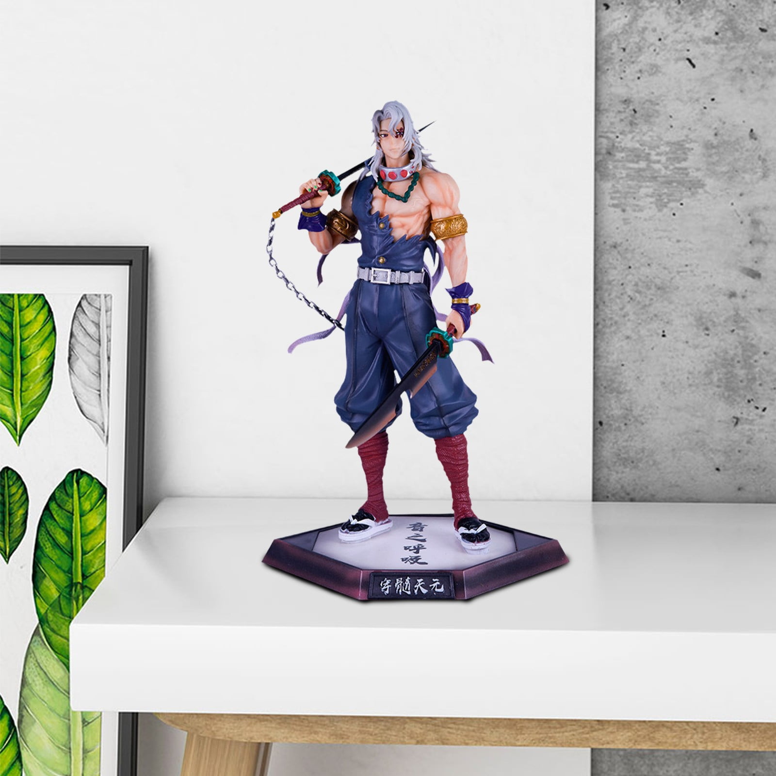 12" Uzui Tengen Demon Slayer Action Figure – Collectible Anime Figure ...