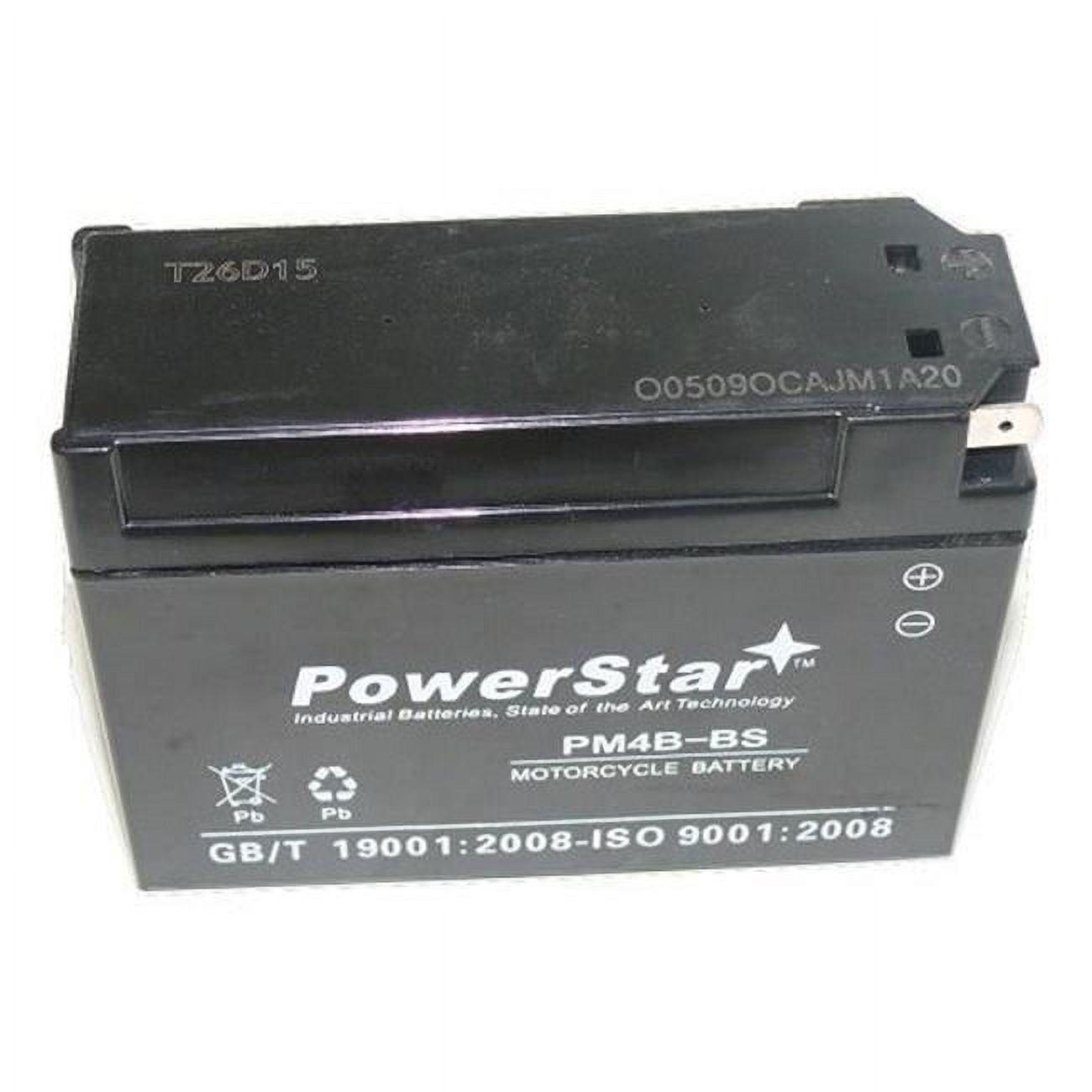 12 V AGM Sealed MF Battery YT4B - 5 GT4B - 5 - BS for Yamaha SR400 ...