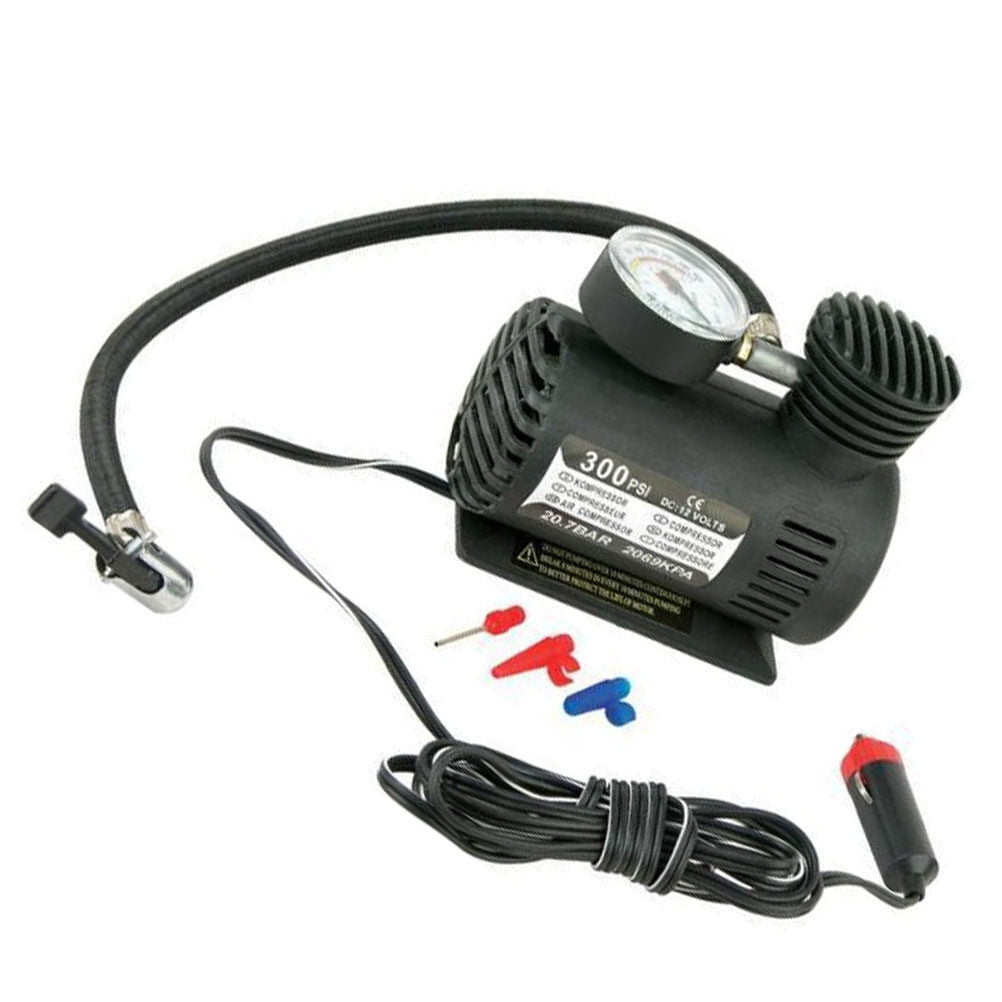 12 V High Pressure Air Pump Car Compressor Inflatable Black - Walmart.com