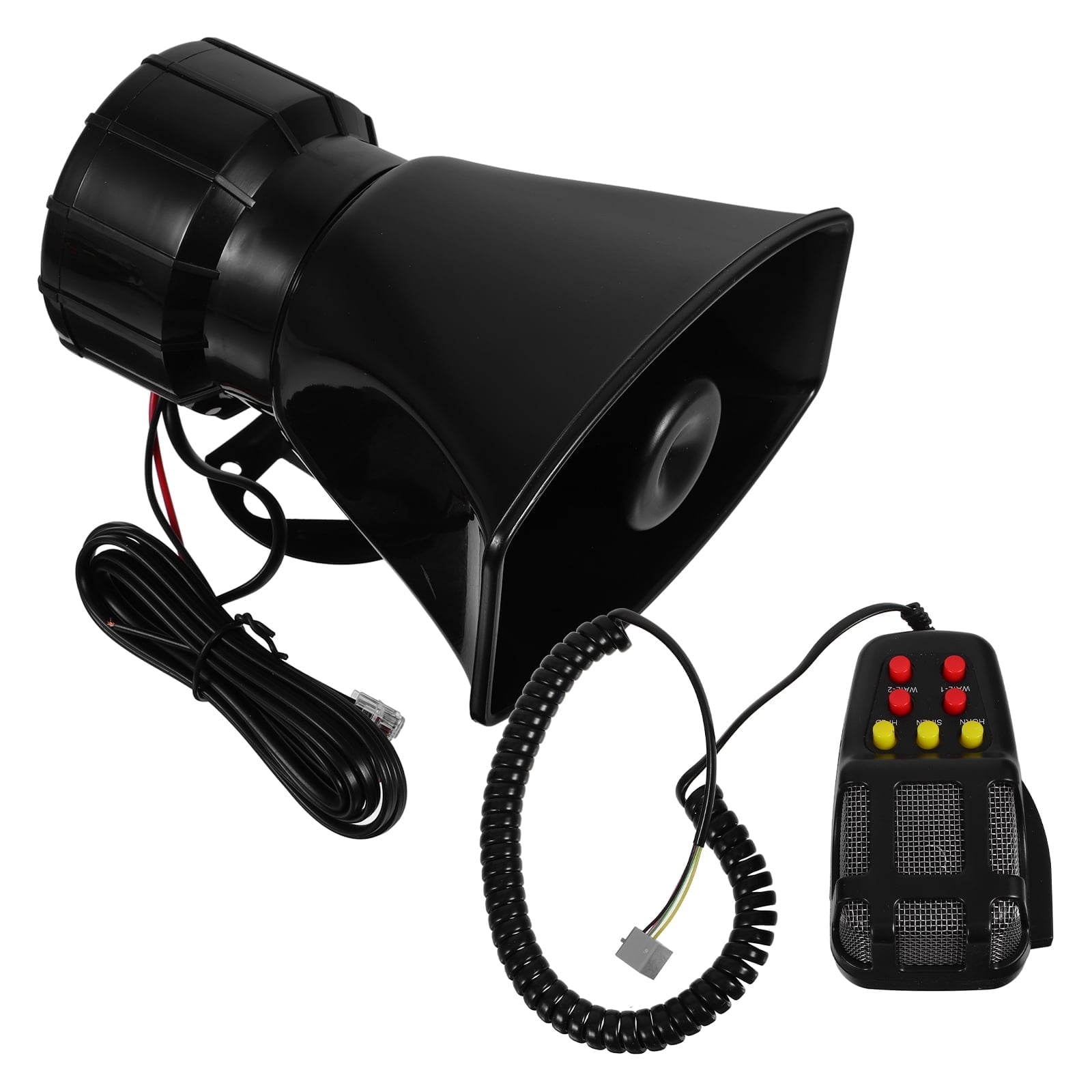 12 V Loud Truck Horn Electric Bike Boat Single Trumpet Air Black - Walmart.com