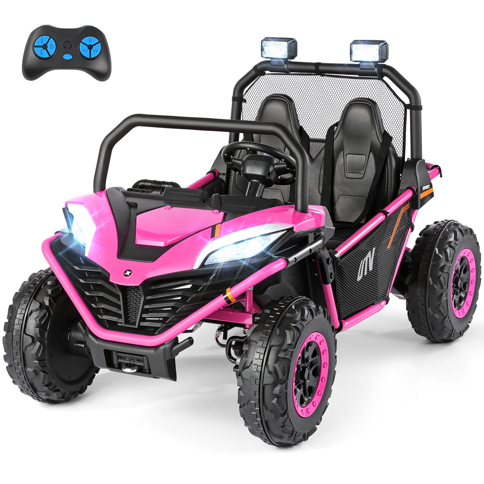 12 V Ride on Car,2 Seater Powered on Truck,Neche 4WD Electric off-Road ...
