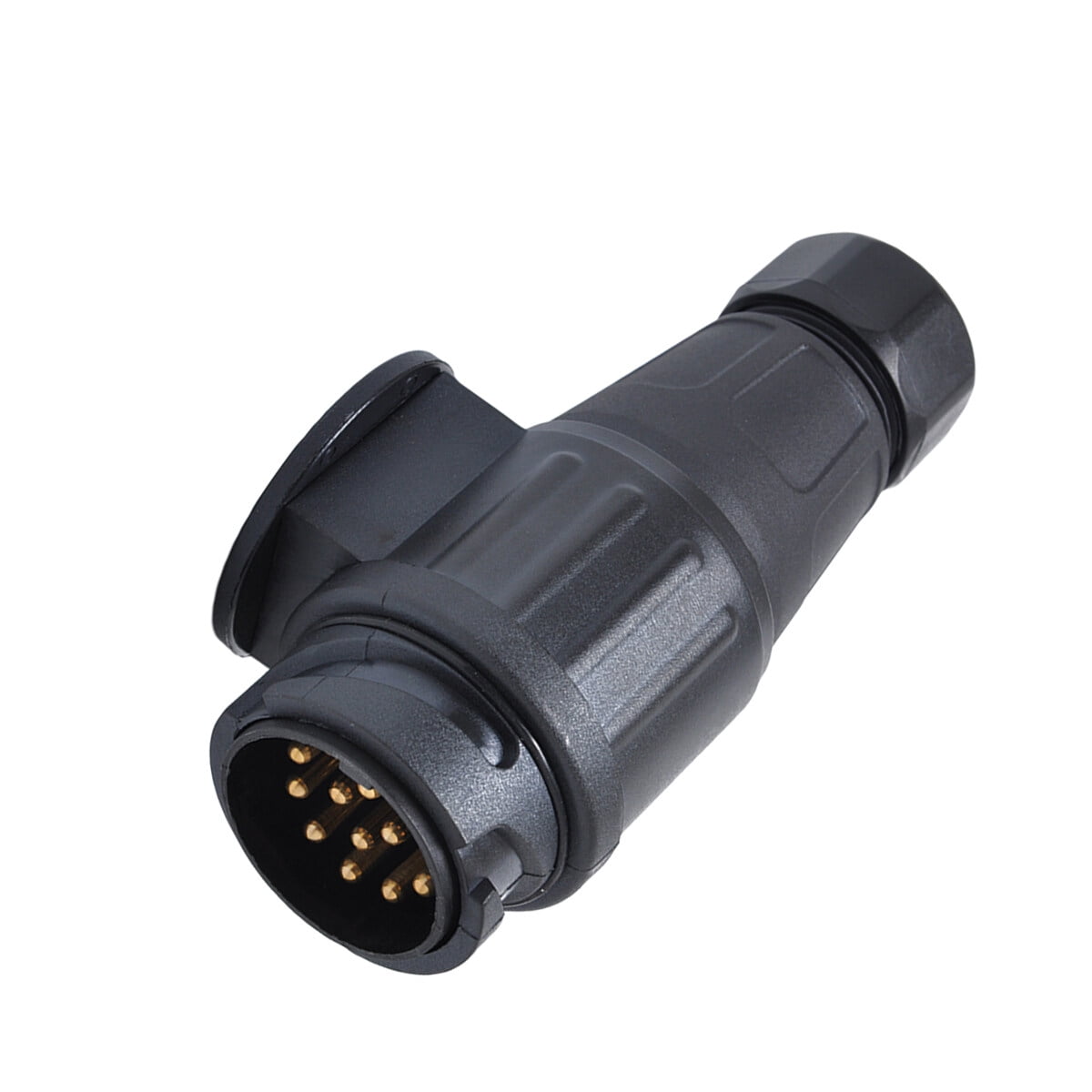 12 V Trailer Connector Plug Pole Trailer Plug 13 Pin Plug Adapter Round ...