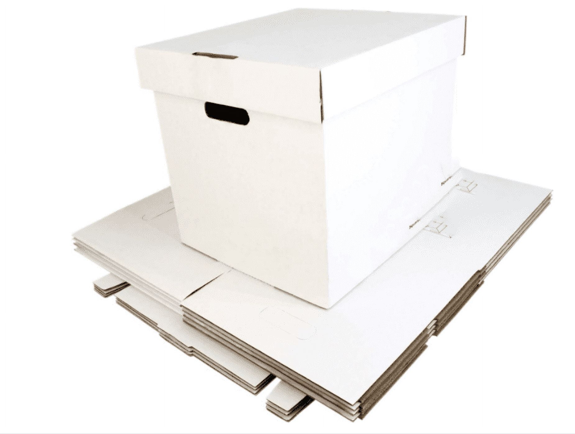 12" Vinyl Record Storage Box - Sturdy Cardboard with Removable Lid ...