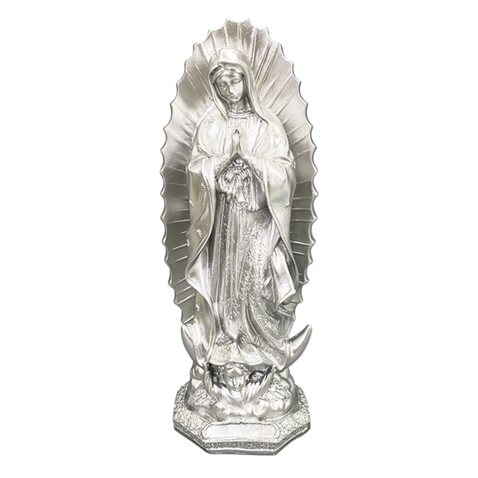 12" of Guadalupe Statue - Beautiful Resin Mary Figurine, Authentic ...