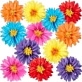 12 Vivid Mexican Paper Flowers - Colorful Tissue Balls for Wedding ...