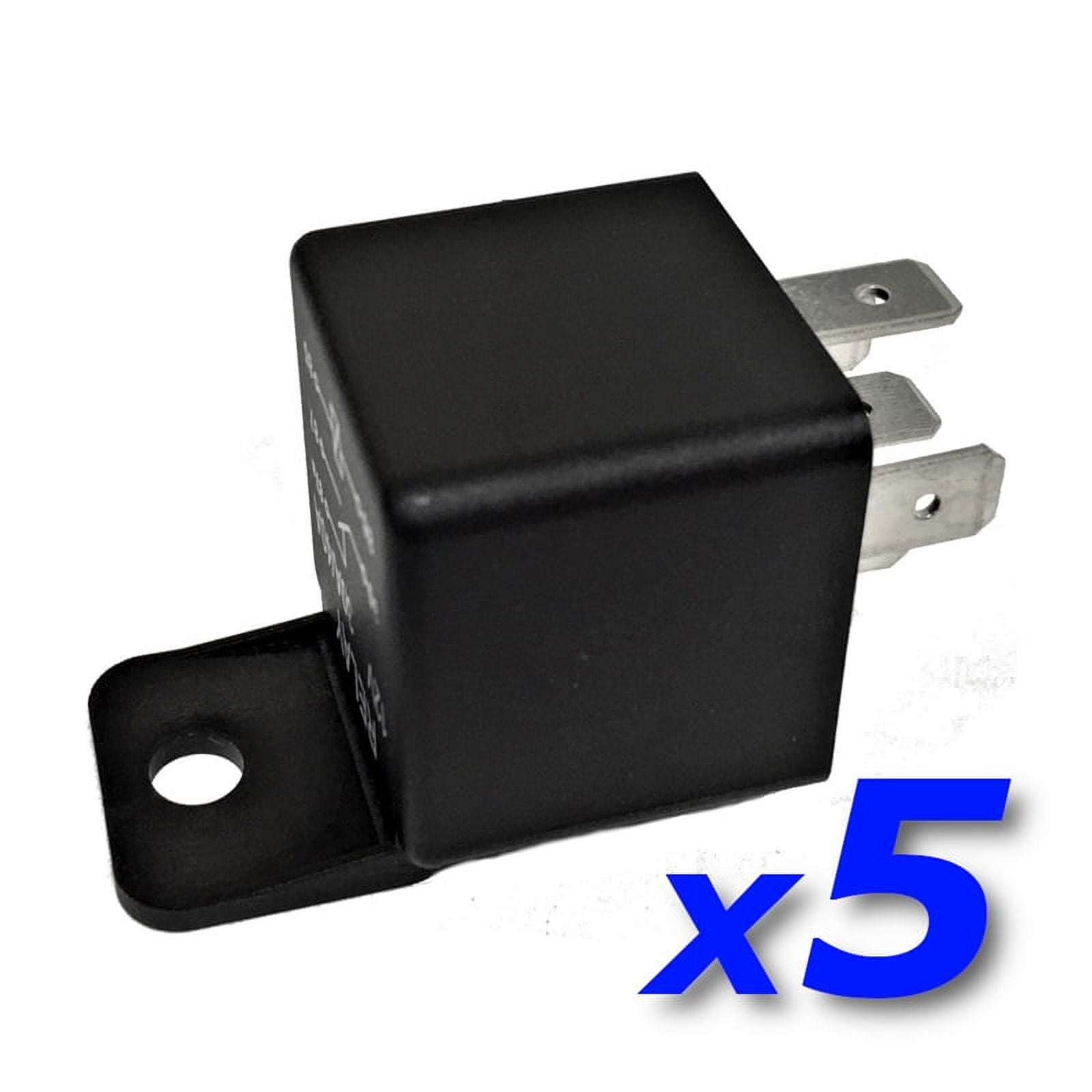 12 Volt 30 40A SPDT Bosch Style Automotive Relays (5 Pack) - Walmart.com