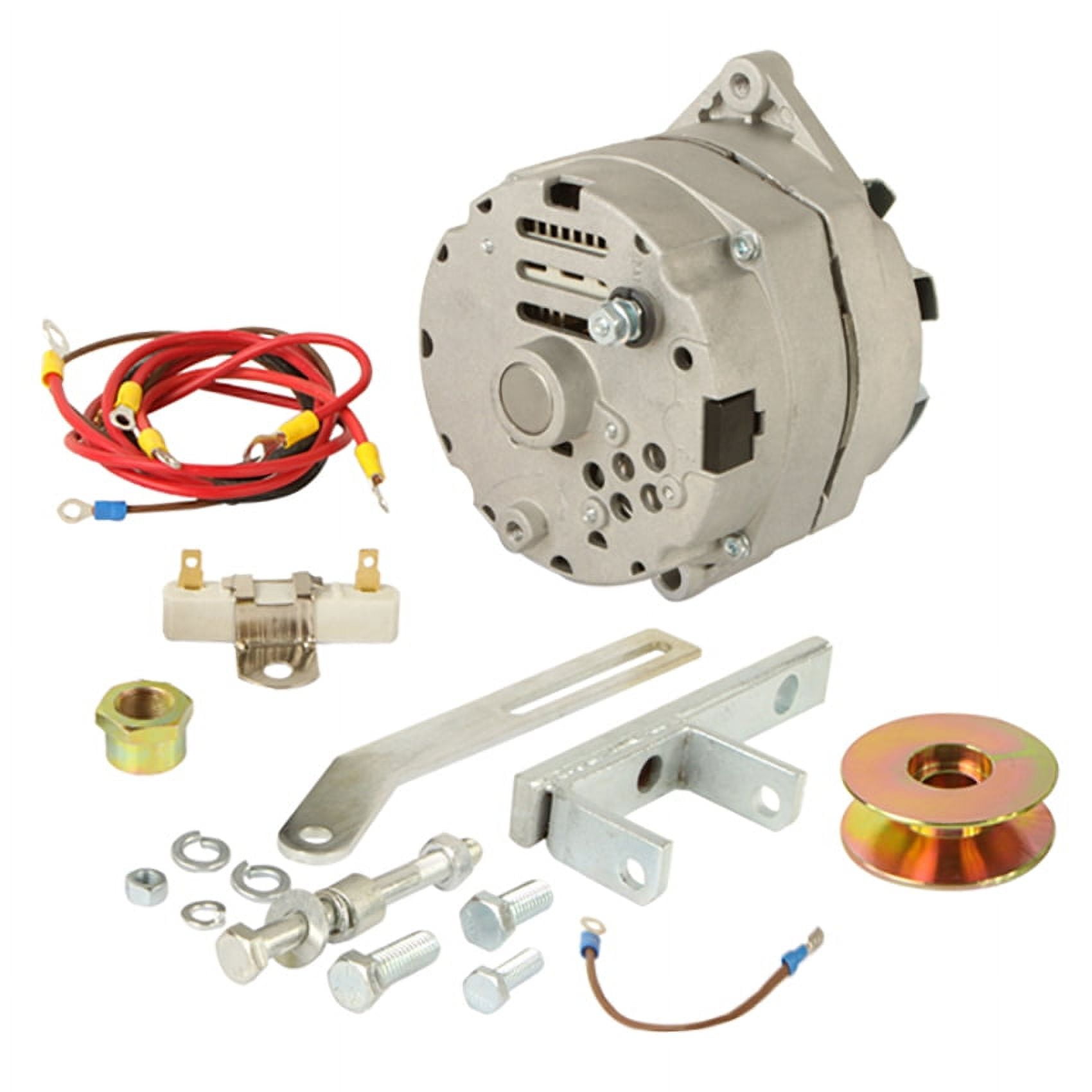 12 Volt 63 Amp Internal CW Alternator Conversion Kit Fits To30Alt12V 400-12399 - Walmart.com