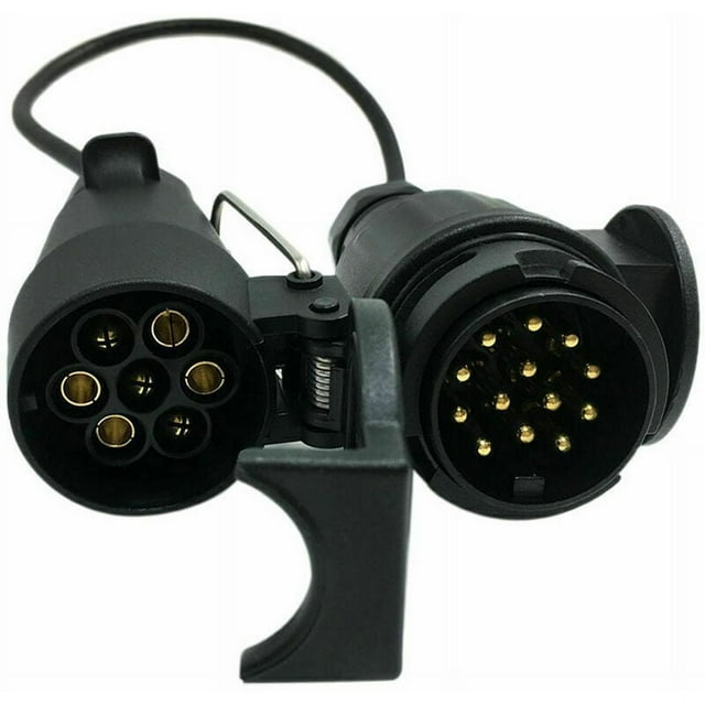 12 Volt Auto Trailers Connector, Durable Construction 7-13 Pin Adapter ...