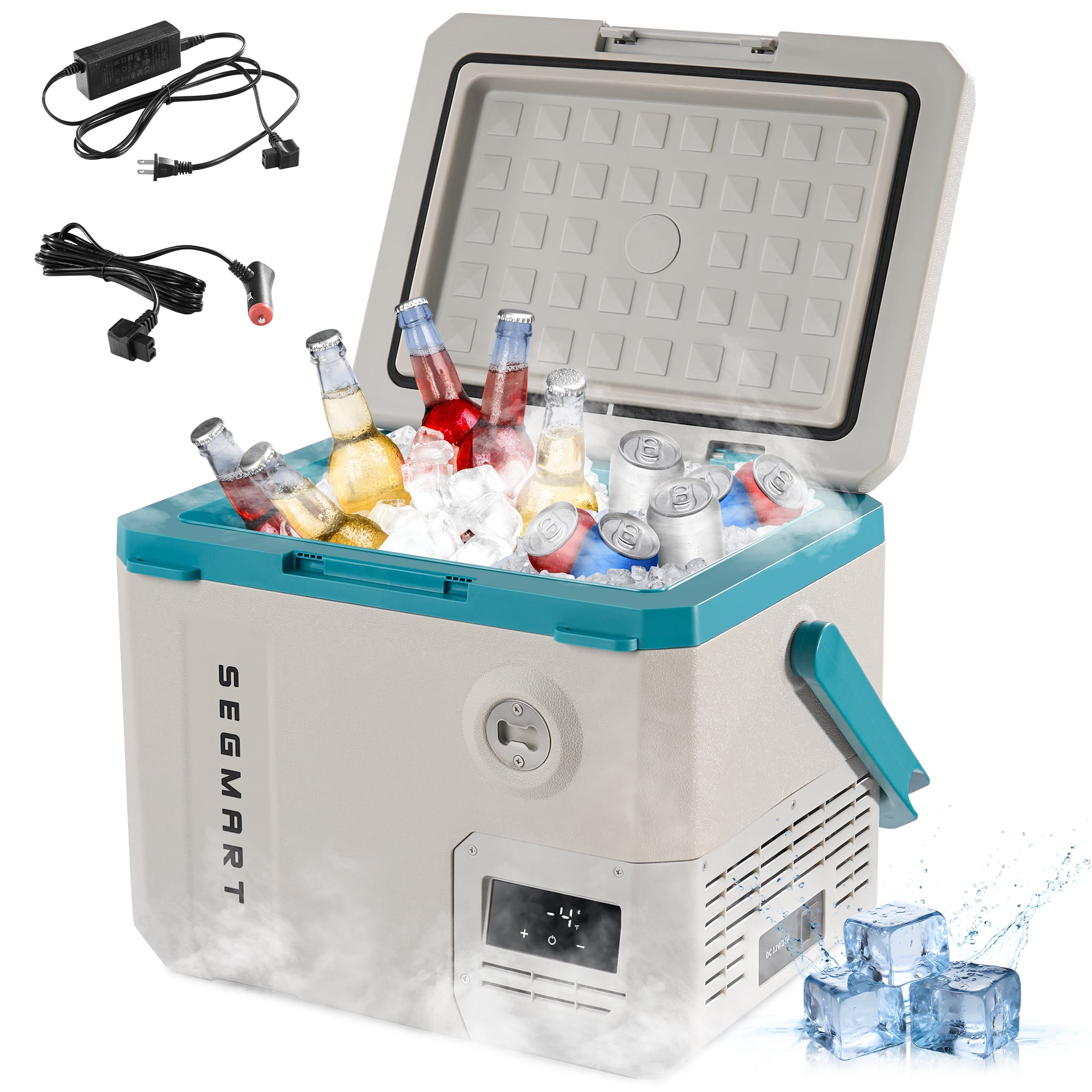 12 Volt Car Refrigerator, 20QT Compressor Electric Cooler App Control ...