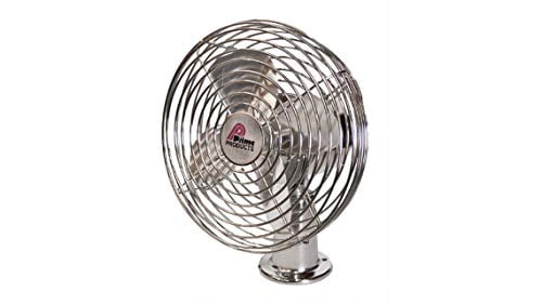 12 Volt Chrome RV 12v Fan Metal RV Cab Fan (2 Speed Settings) - Walmart.com