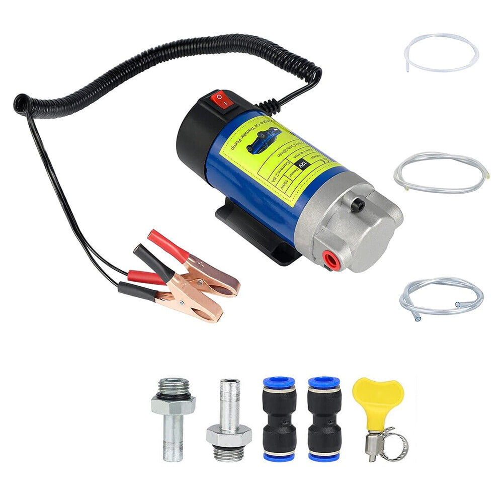12 Volt Electric Engine Oil Transfer Extractor Fluid Suction Pump ...