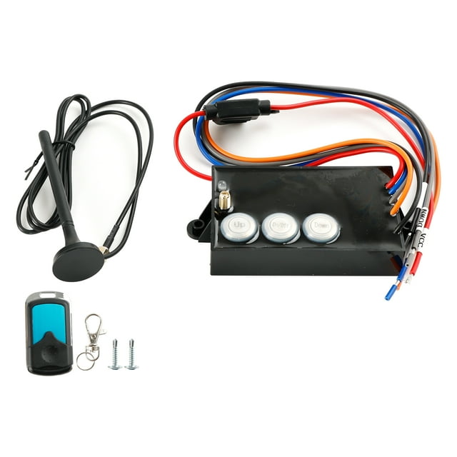 12-Volt Hydraulic Lift Winch Dump Trailer Wireless Remote Control ...