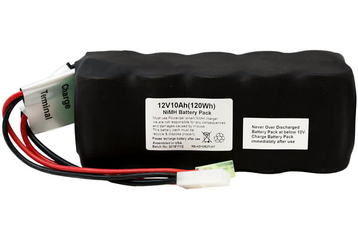 12 Volt NiMH Battery Pack (10000 mAh) with Tamiya Connector - Walmart.com