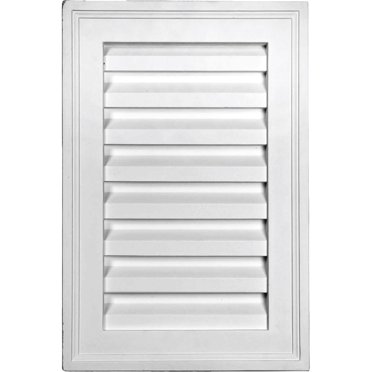 18"W x 24"H x 1 1/8"P, Cathedral Gable Vent Louver, Non-Functional ...