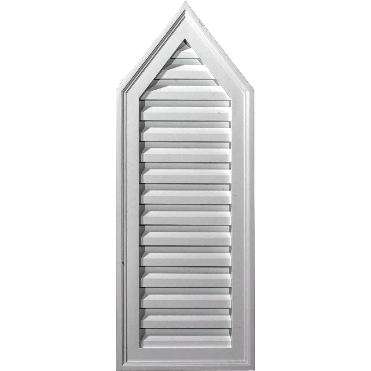 12"W x 21"H Peaked Urethane Gable Vent Louver, Non-Functional - Walmart.com